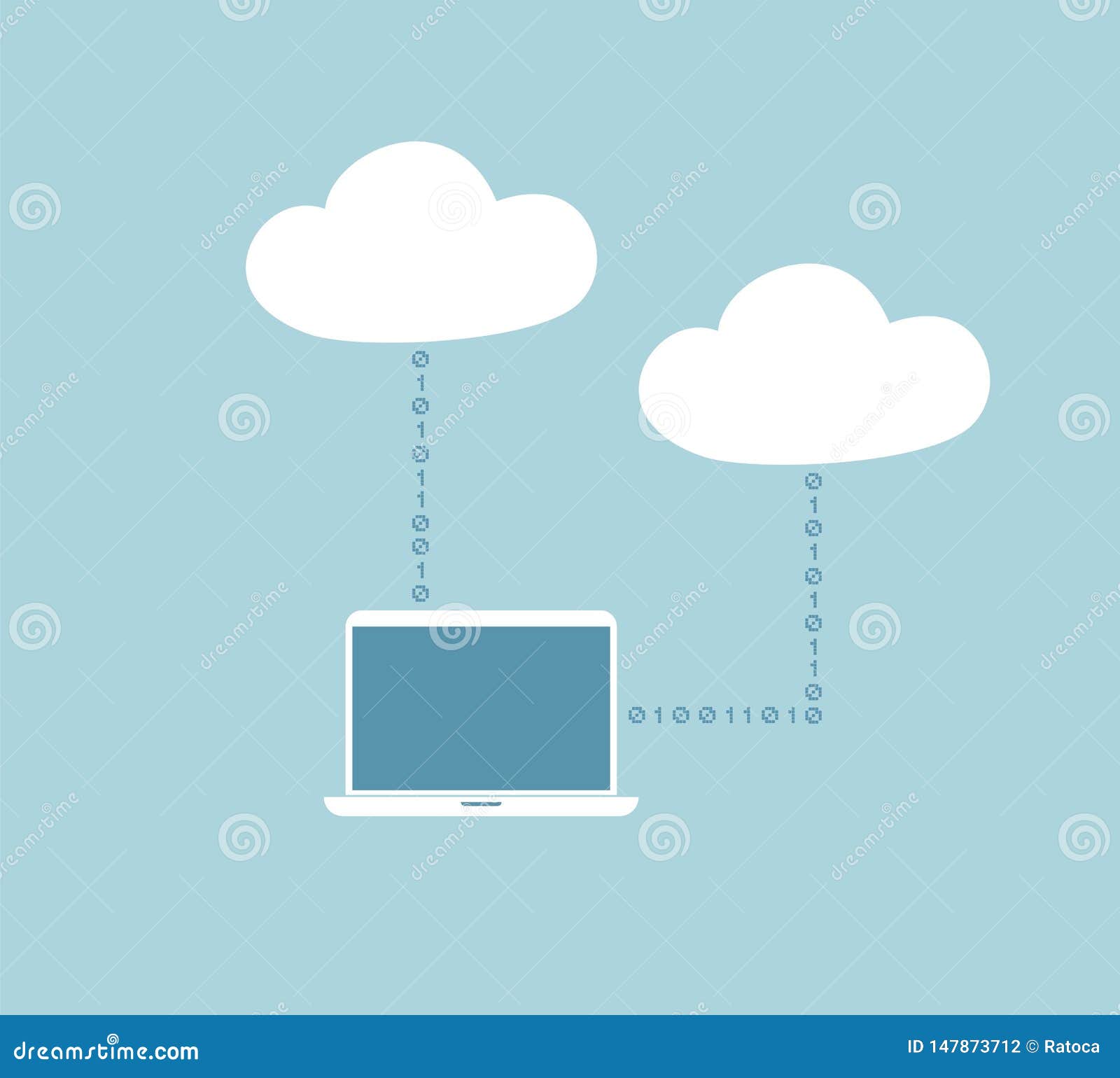 Design of cloud data stock vector. Illustration of download - 147873712
