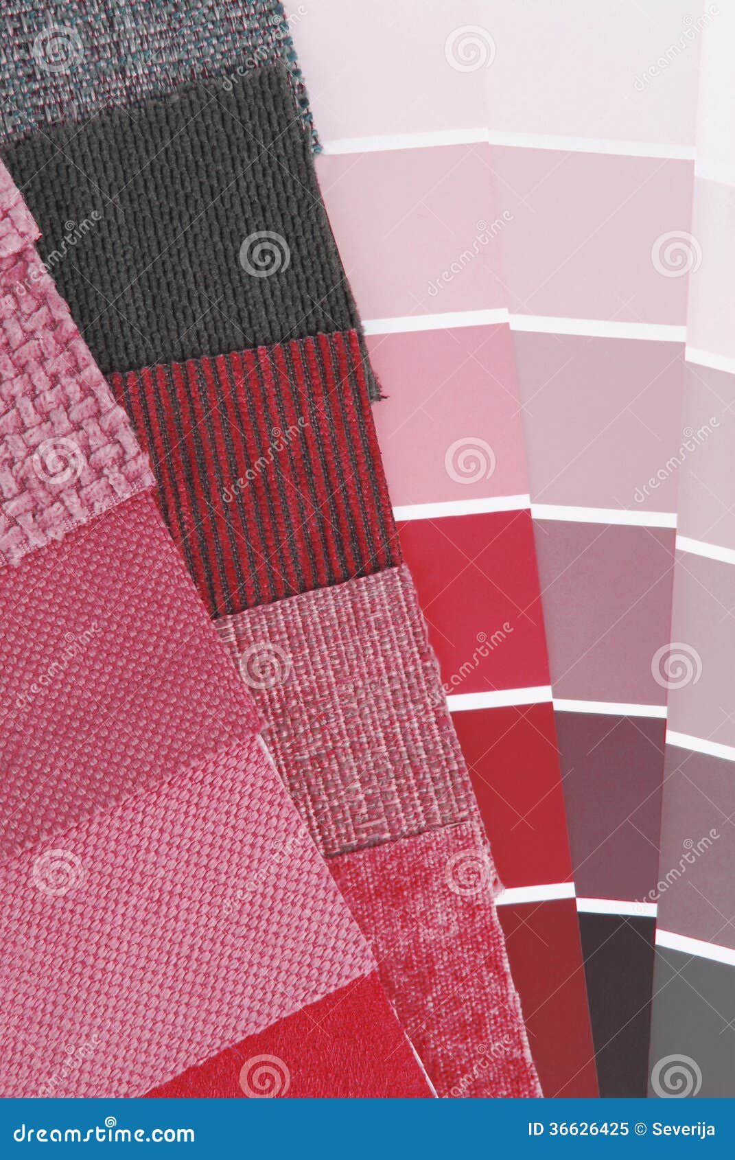 Design Color Selection for Interior Stock Image - Image of curtain ...