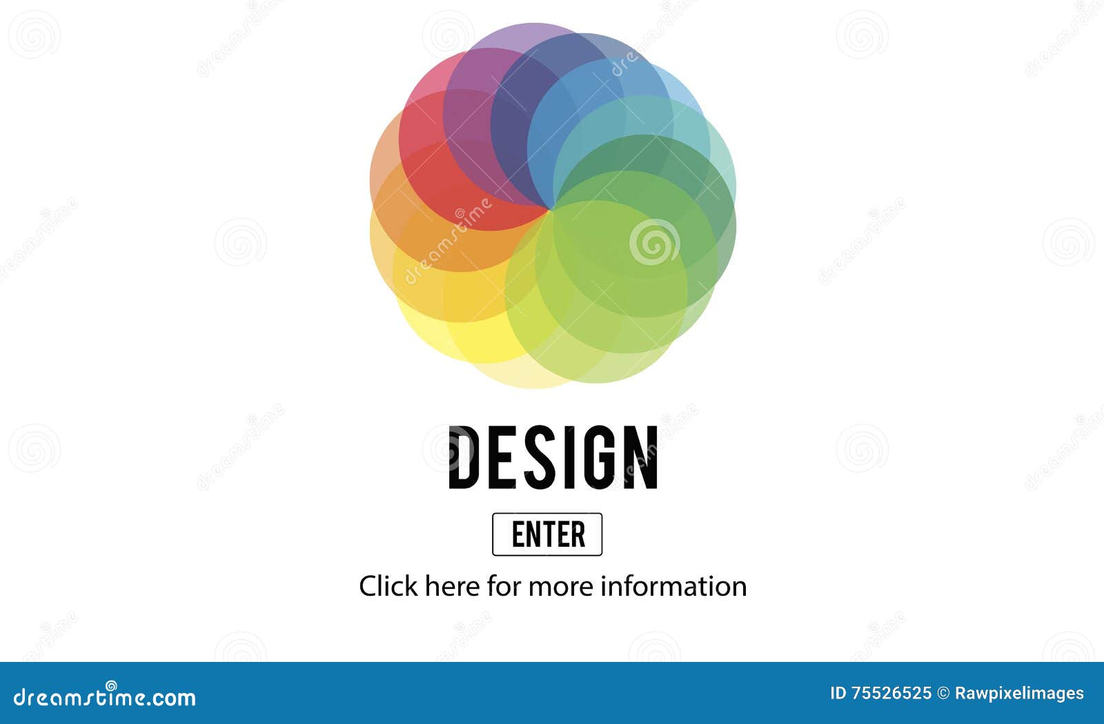 Design Color Wheel Interface Concept Stock Illustration - Illustration ...