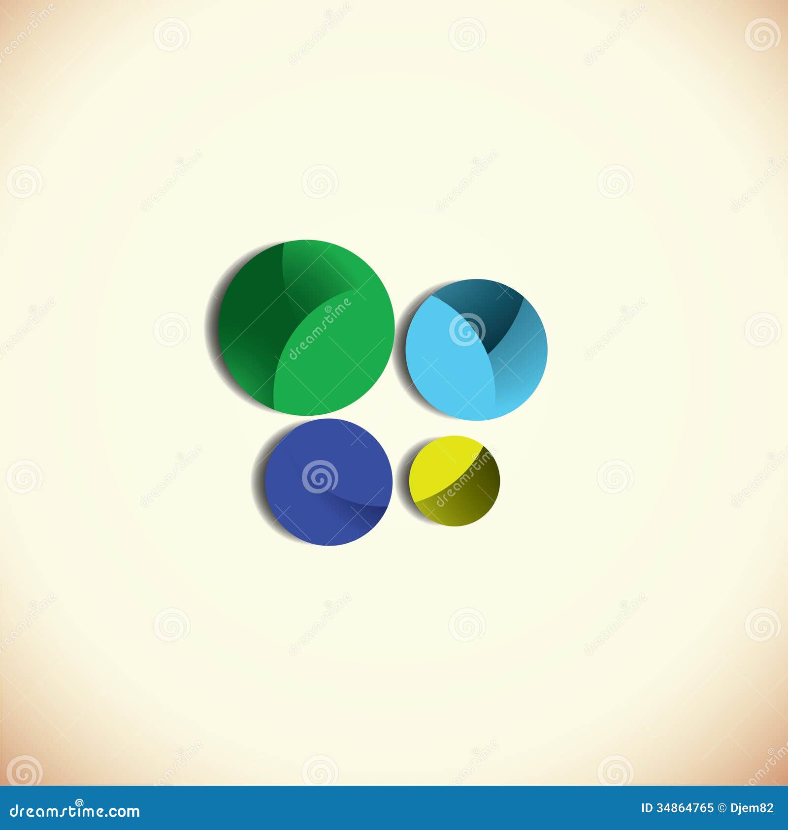 Design colorful circle. stock vector. Illustration of layout - 34864765