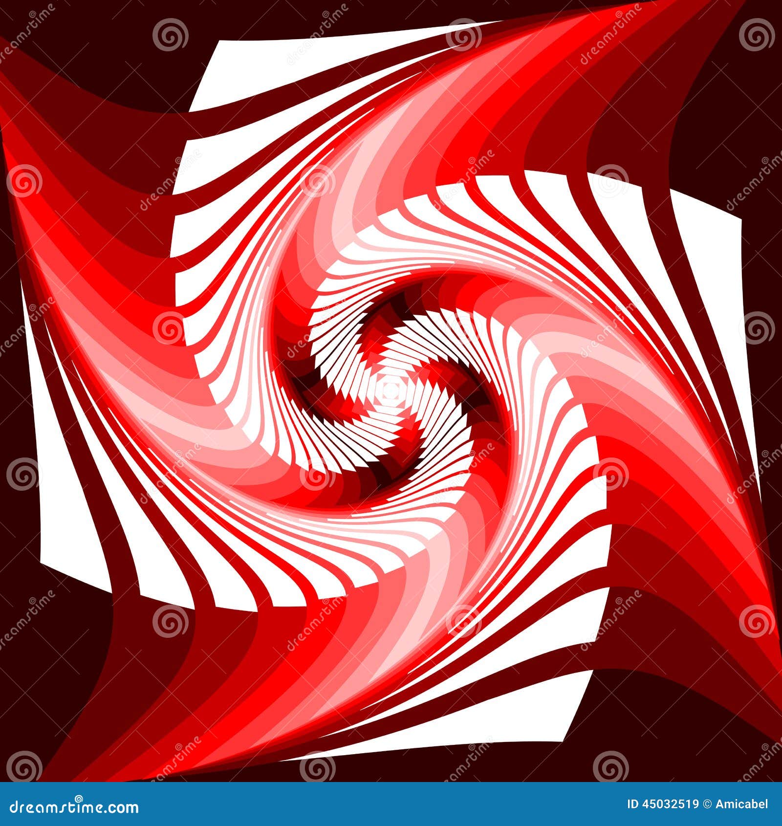 Design Colorful Vortex Movement Illusion Background Stock Vector ...