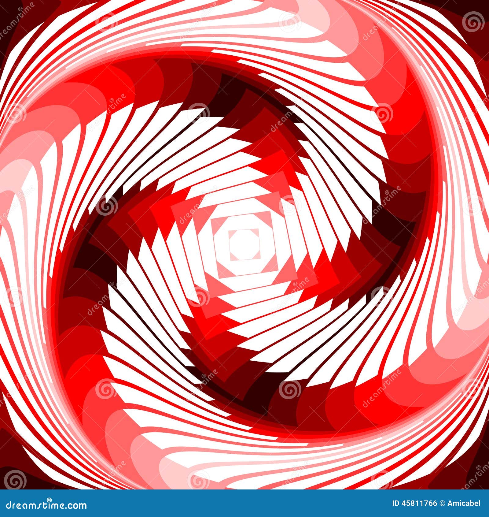 Design Colorful Vortex Movement Illusion Background Stock Vector ...