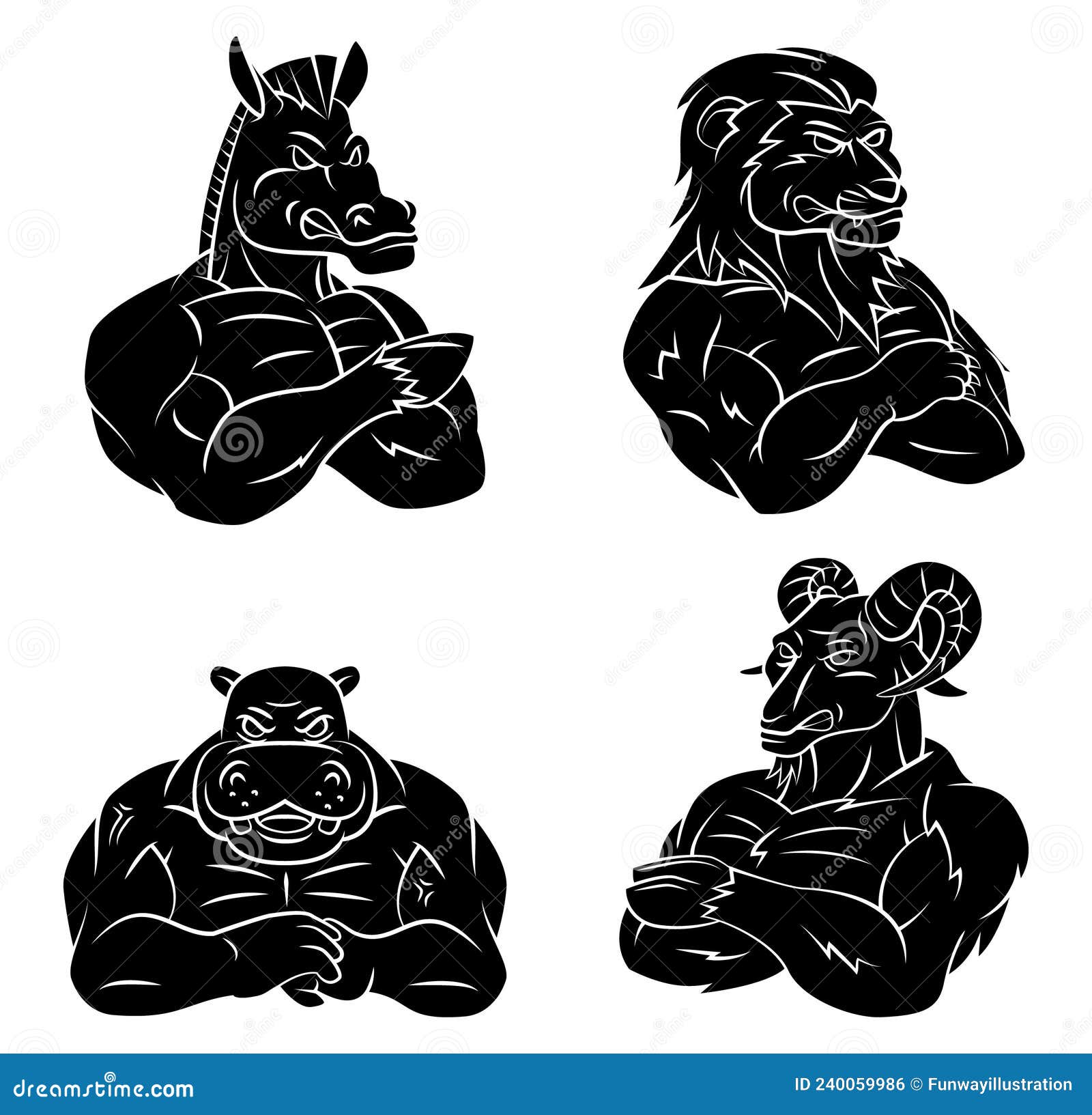 Design Com Arte Em Linha A Preto E Branco Ilustração Do Vetor