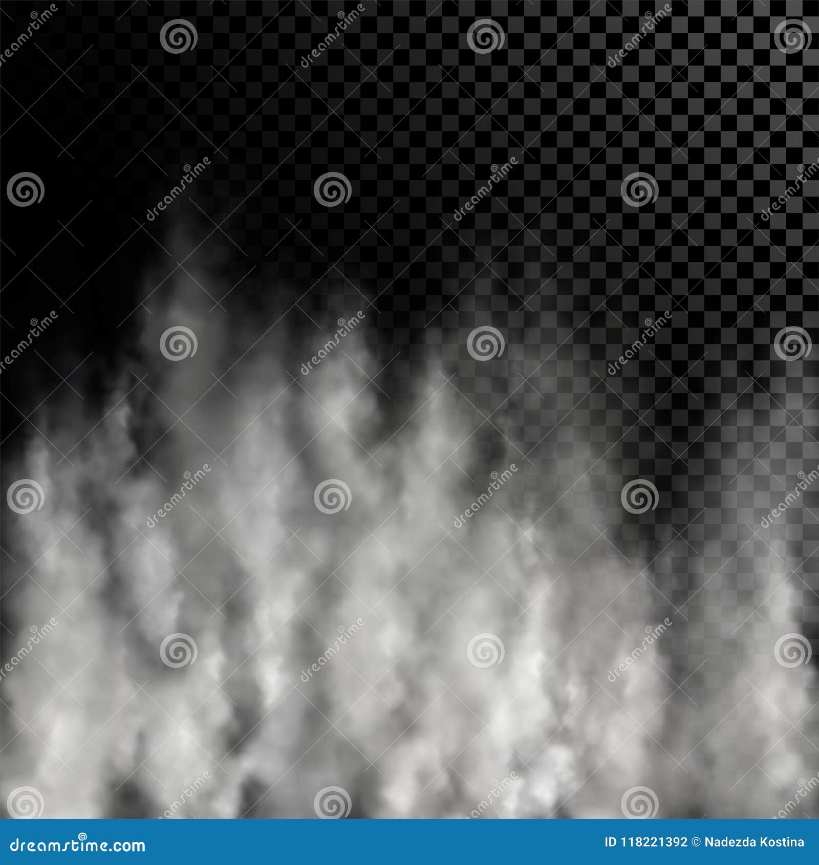 Transparent White Vector Fog Stock Vector - Illustration of abstract ...