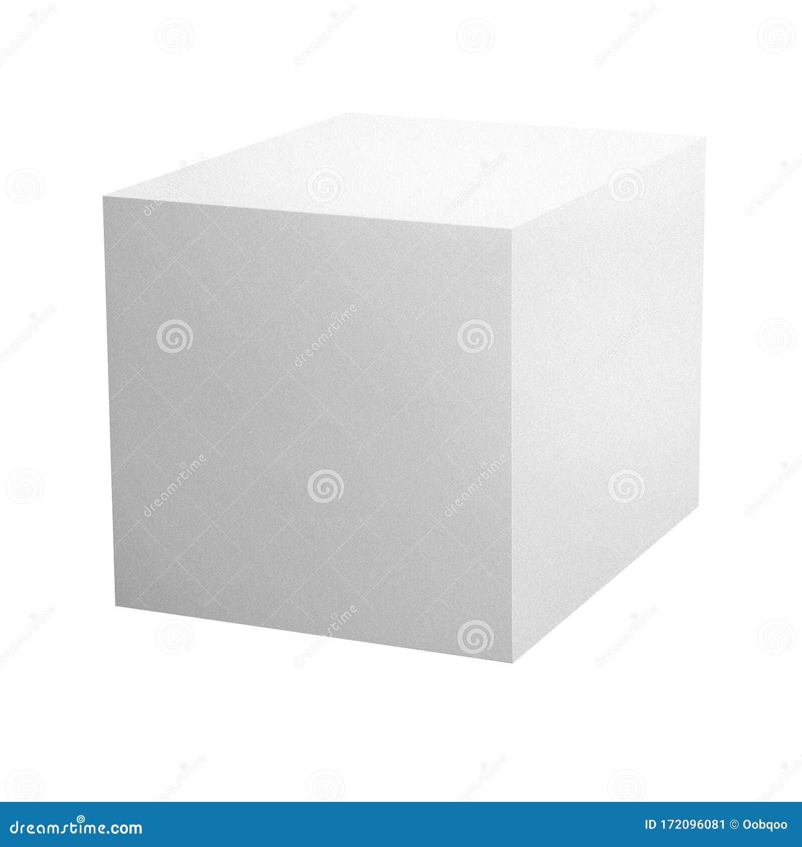 Design Concept - Abstract Geometric Real Plastic Cube. 3d Illustration ...