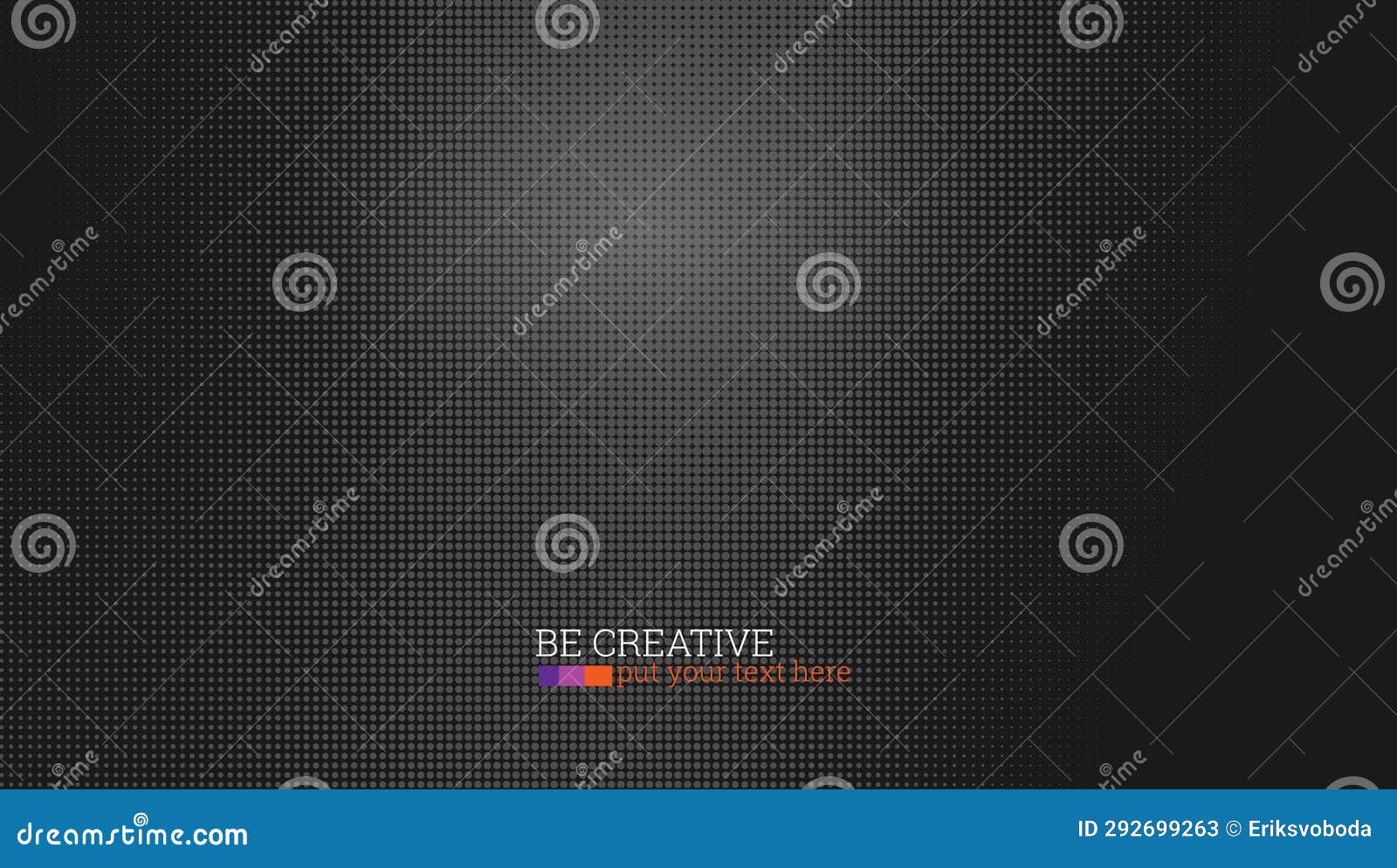 Design Concept for Banners with Dotted Backdrop. Stock Illustration ...