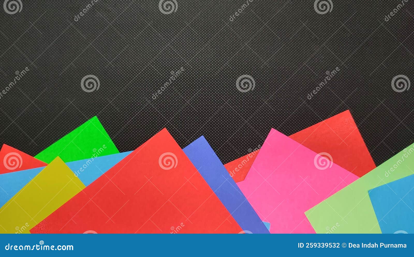 Design Concept with Colorfull Paper Stock Photo - Image of design, pink ...