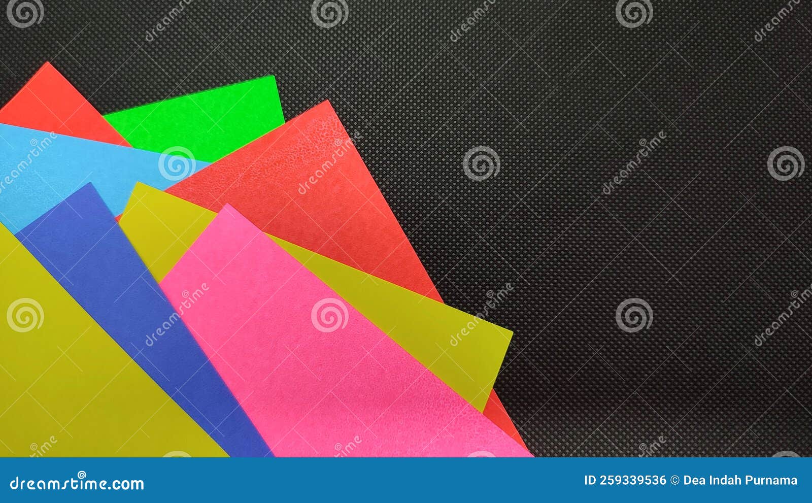 Design Concept with Colorfull Paper Stock Photo - Image of document ...