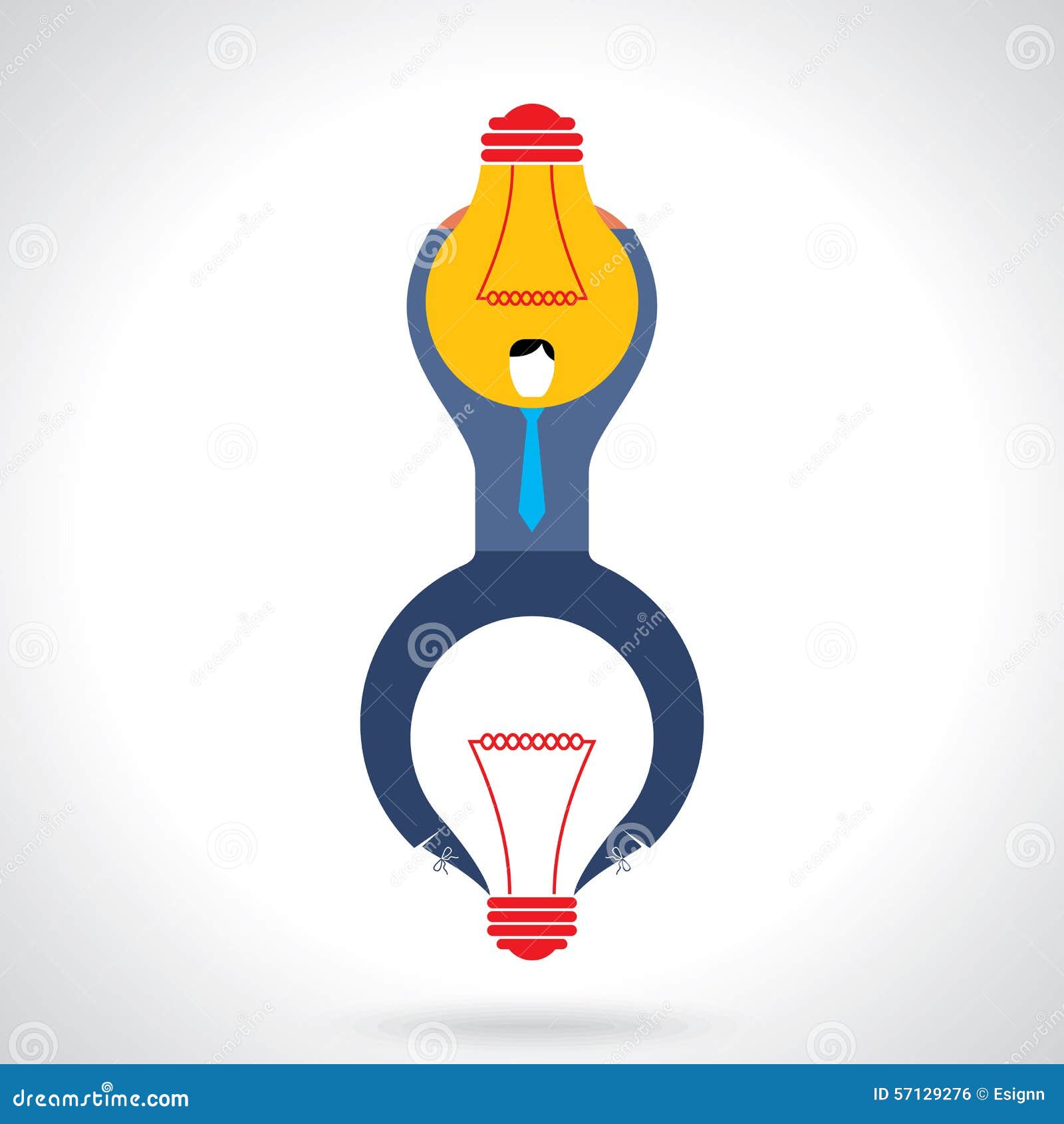 Design Concept Creative Visual on Great Idea and Brainstorming in ...