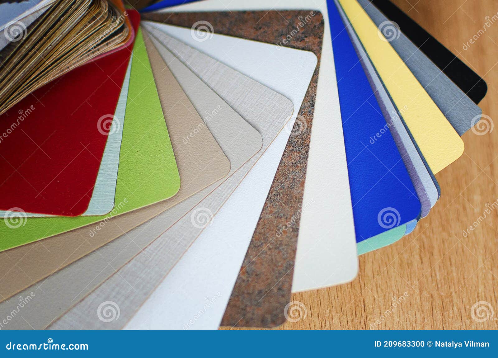 Design Concept with Material Cladding Plastic Samples for Your ...