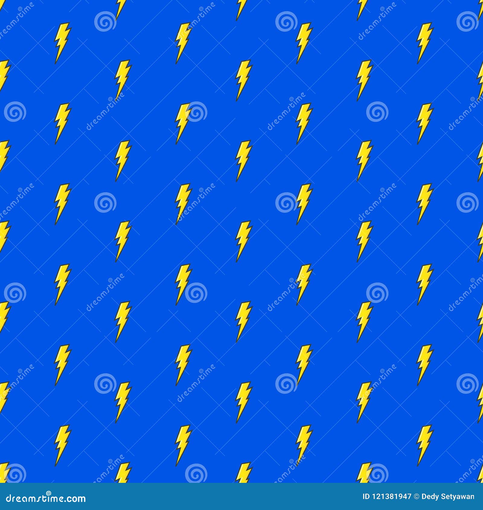 Lightning seamless pattern stock vector. Illustration of beautiful ...