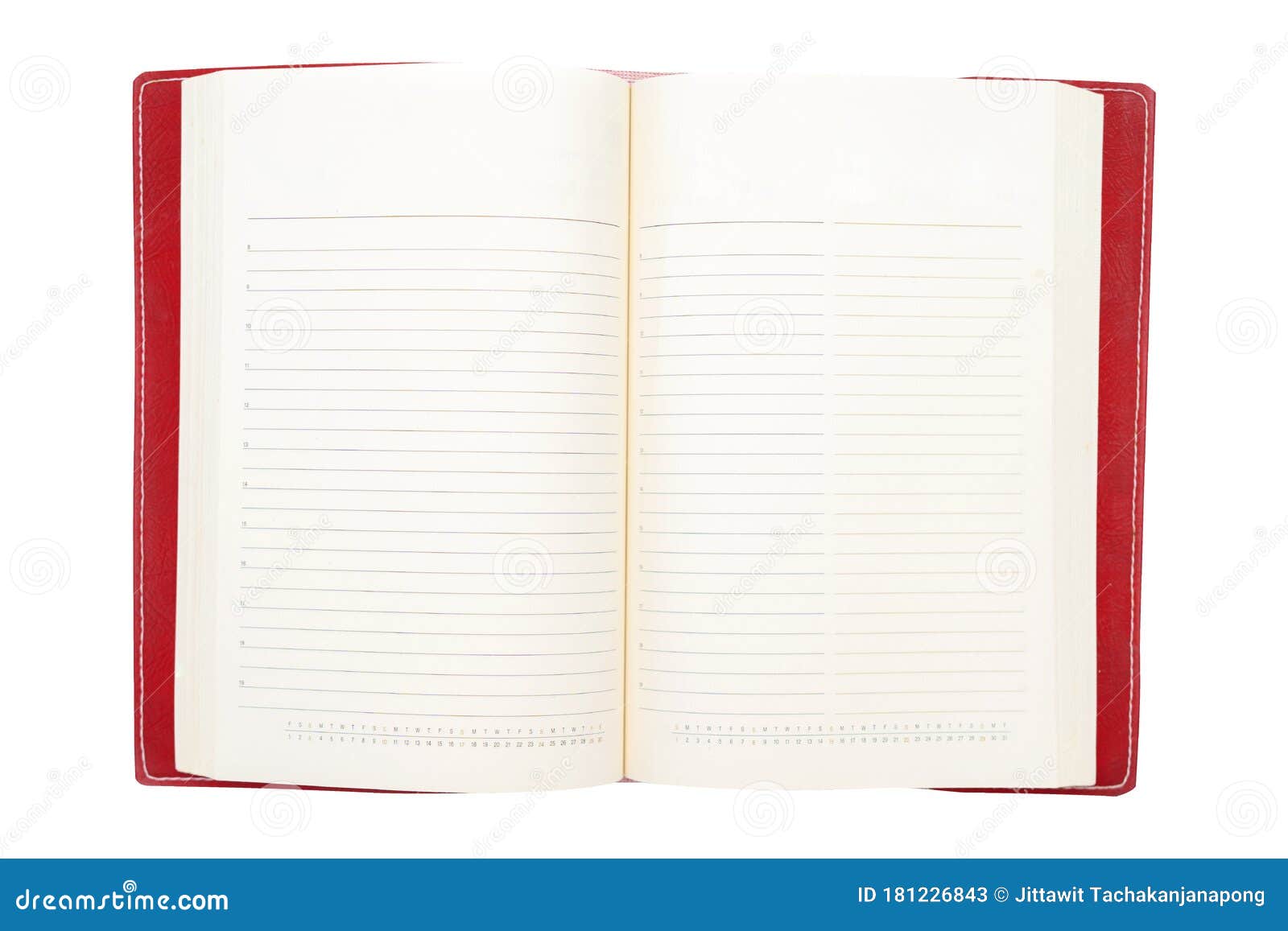 Design Concept - Top View of Red Notebook Stock Image - Image of note ...