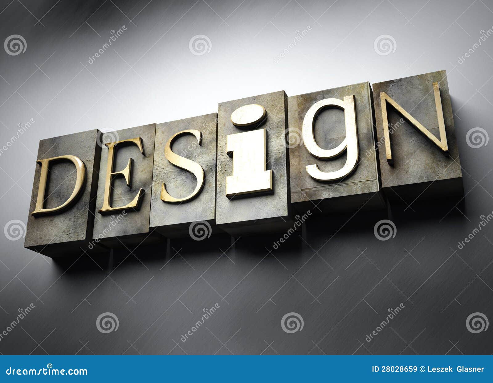 Design Concept, Vintage Letterpress Text Stock Illustration ...