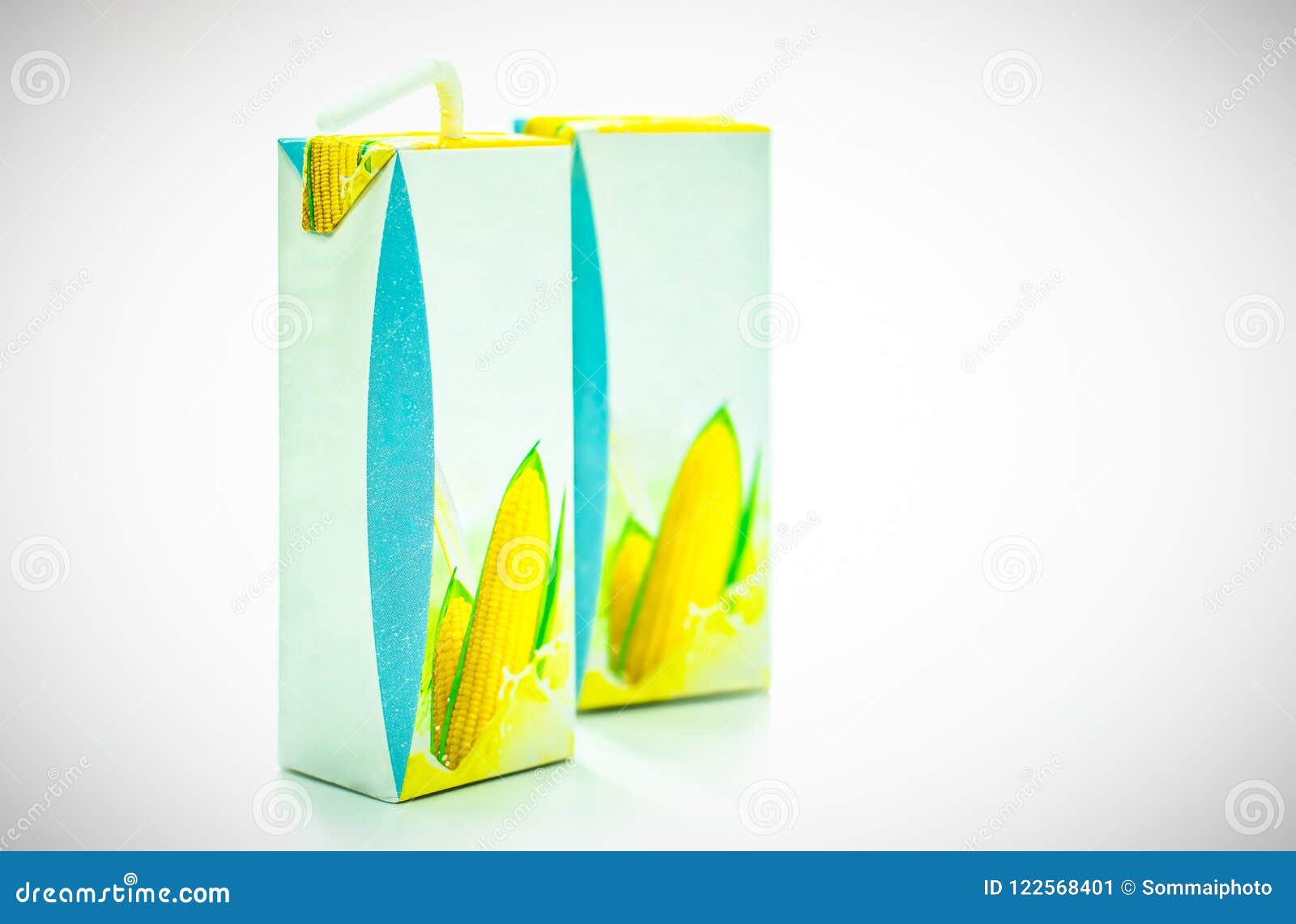 Design of Corn Milk Packaging Stock Image - Image of maize, design ...