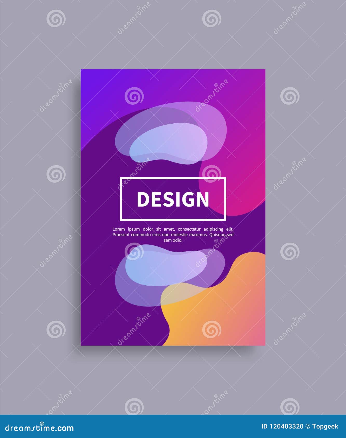 Design Cover and Text Sample Vector Illustration Stock Vector ...