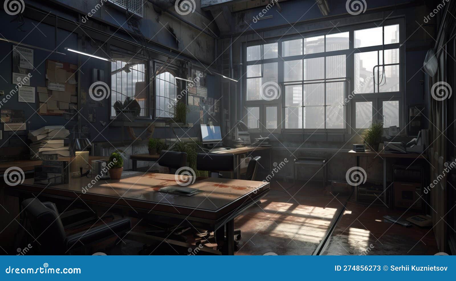 Design of a Cozy Living Room Interior in a Modern High-tech Style. AI ...