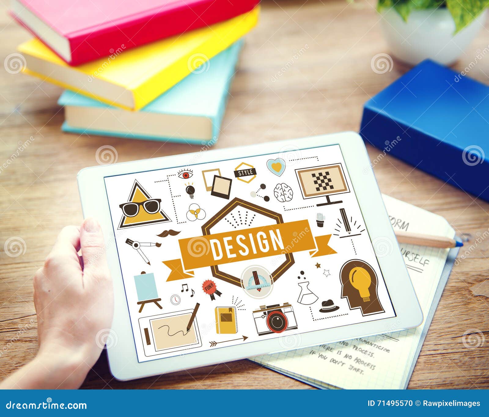 Design Creative Ideas Model Planning Sketch Concept Stock Photo - Image ...