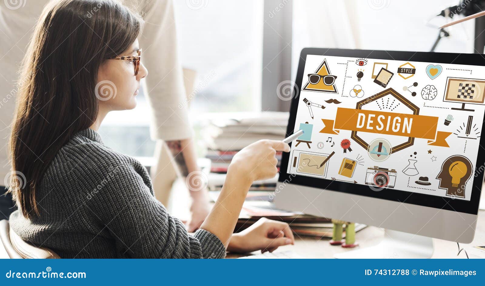 Design Creative Ideas Model Planning Sketch Concept Stock Photo - Image ...