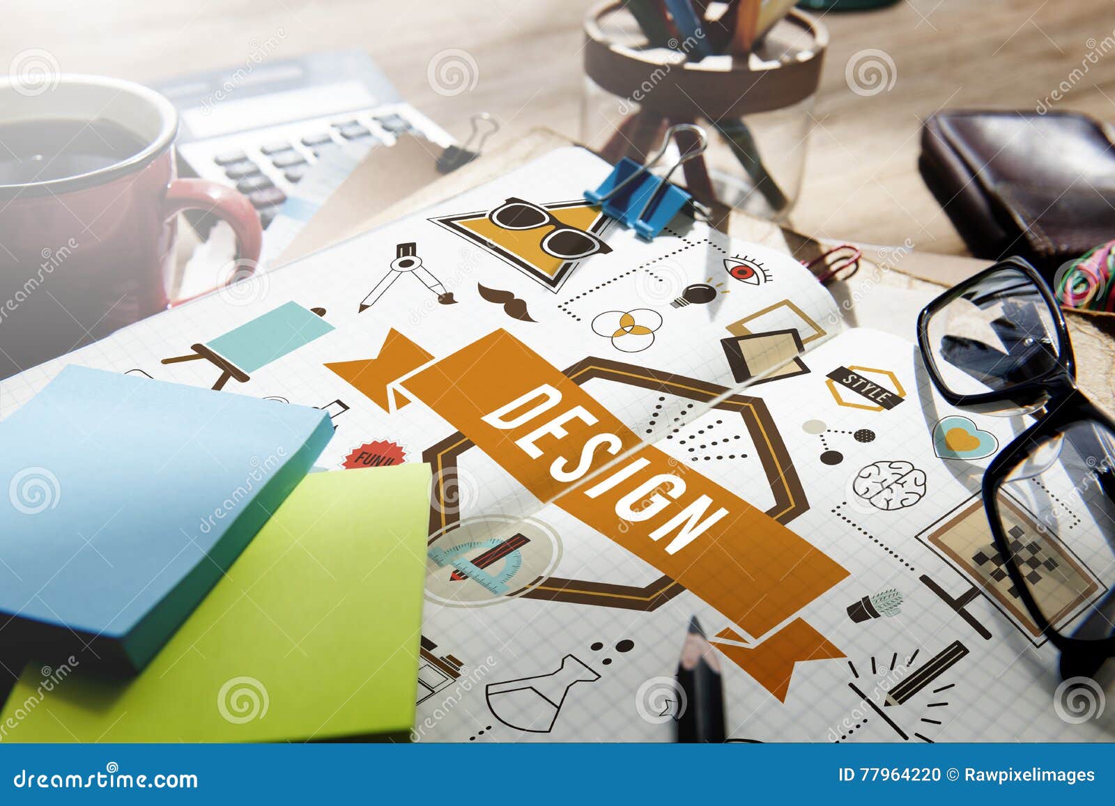 Design Creative Ideas Model Planning Sketch Concept Stock Photo - Image ...