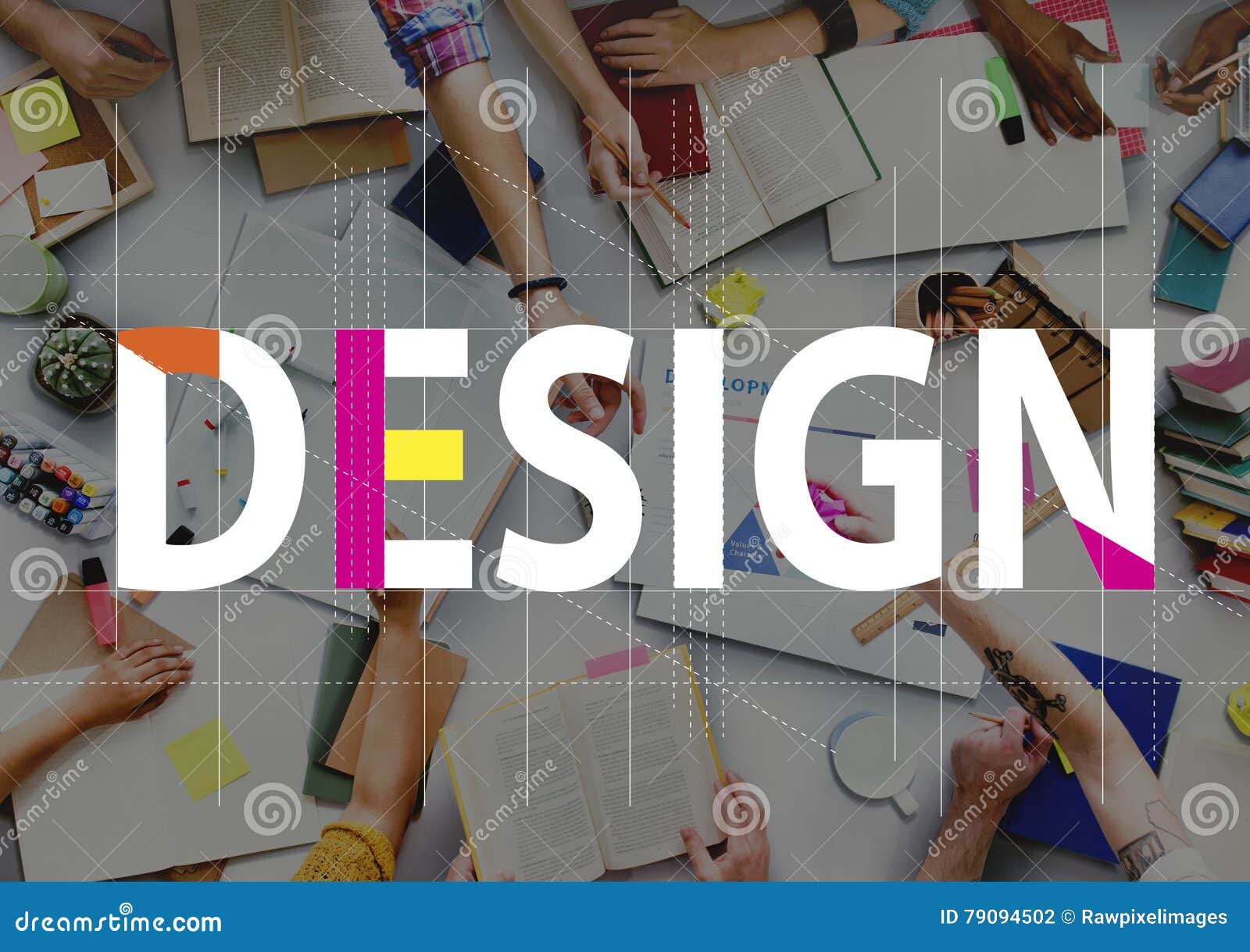 Design Creative Ideas People Graphic Concept Stock Photo - Image of ...
