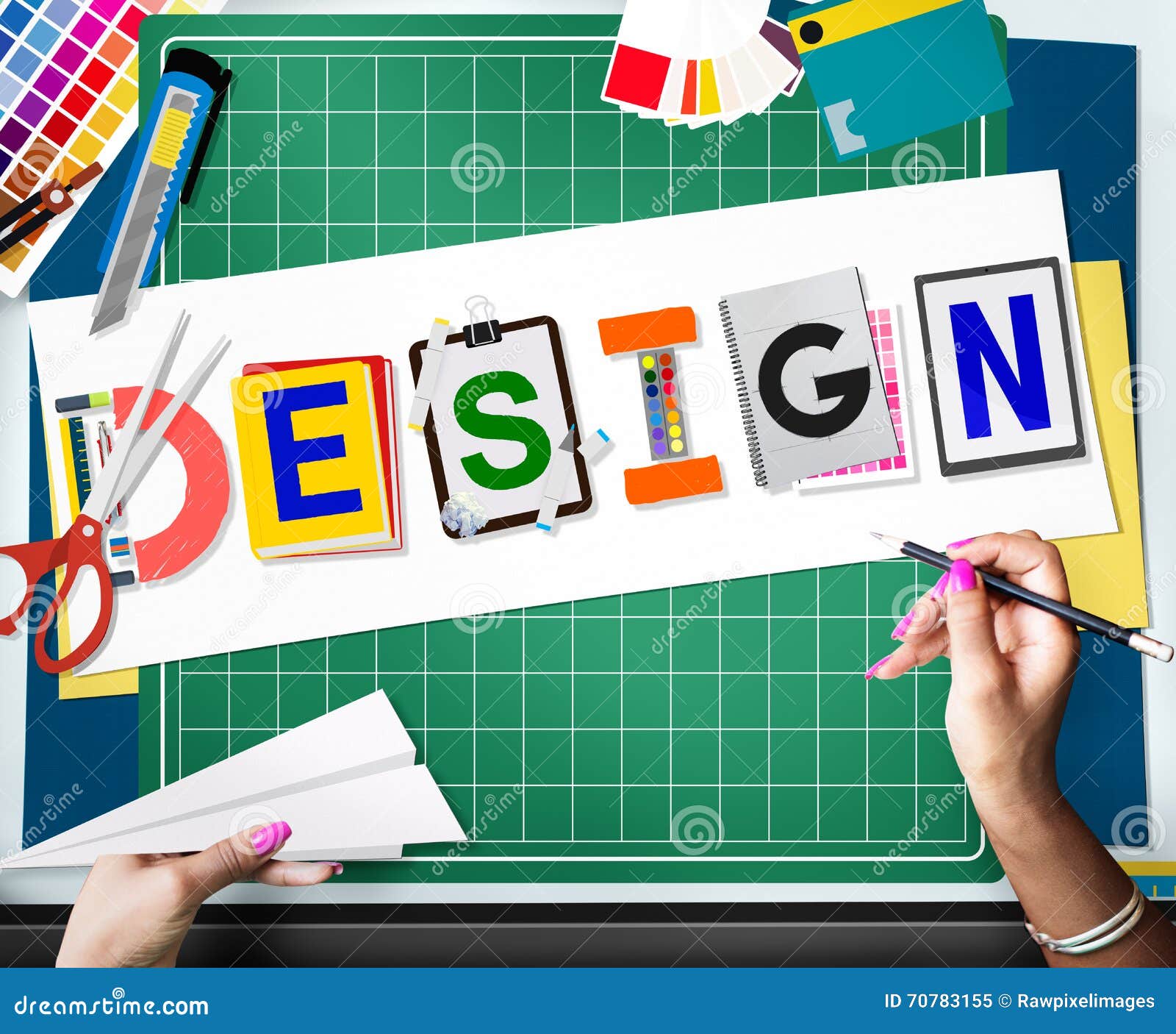 Design Creative Ideas Planning Creativity Concept Stock Illustration ...
