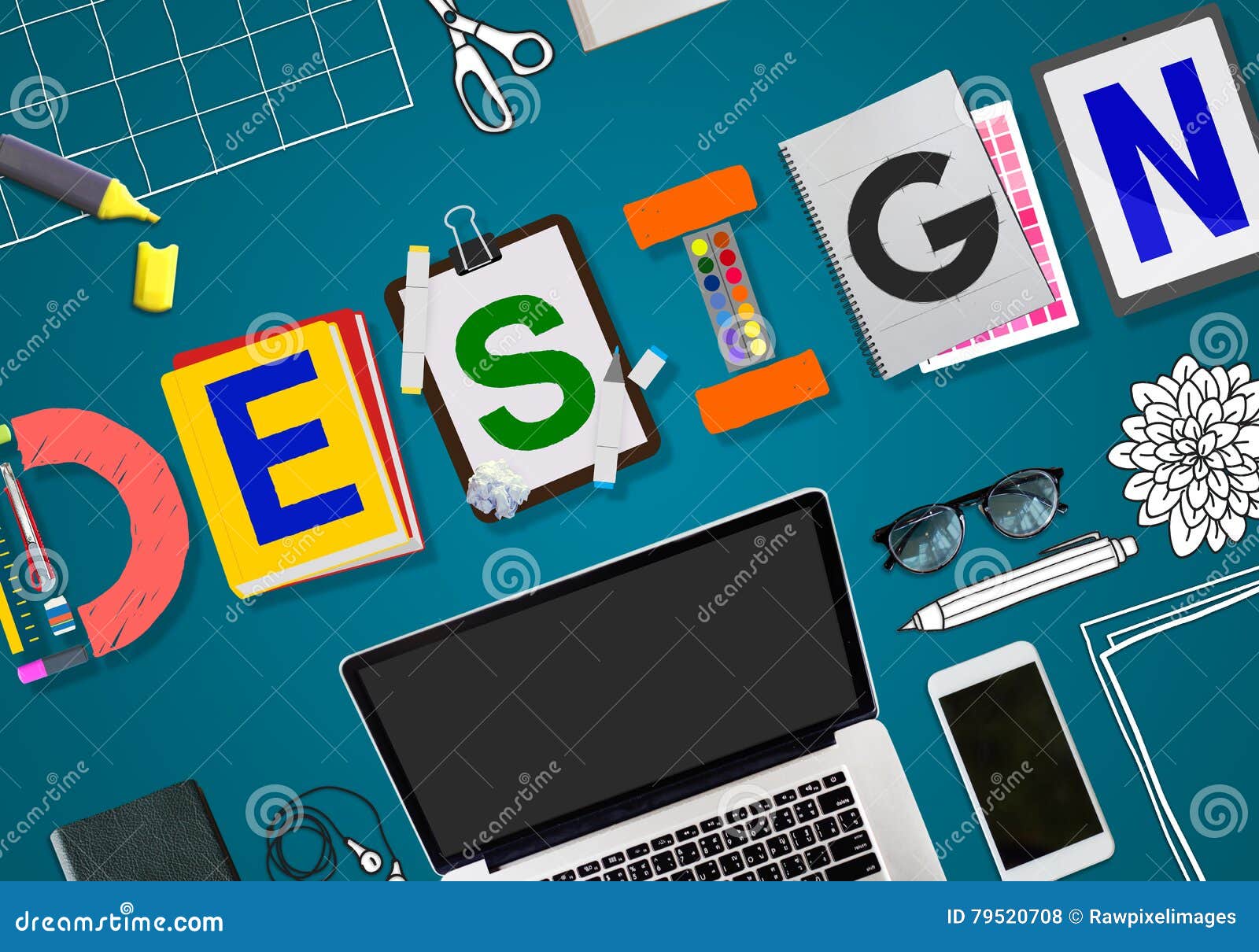 Design Creative Ideas Planning Creativity Concept Stock Illustration ...