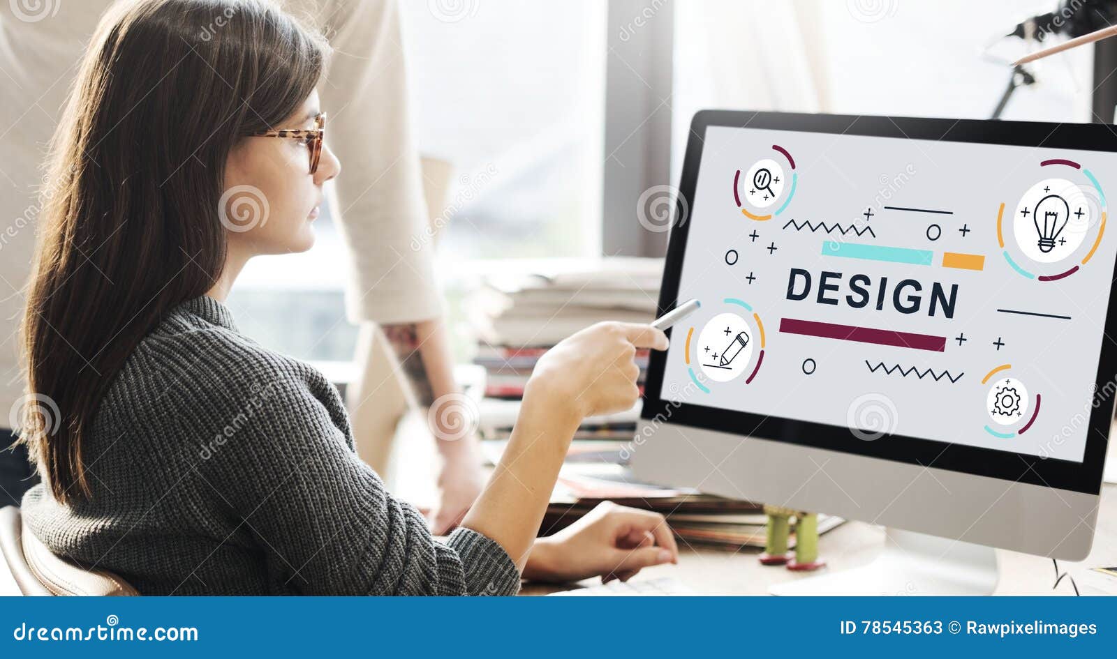 Design Creative Imagination Ideas Graphic Concept Stock Image - Image ...