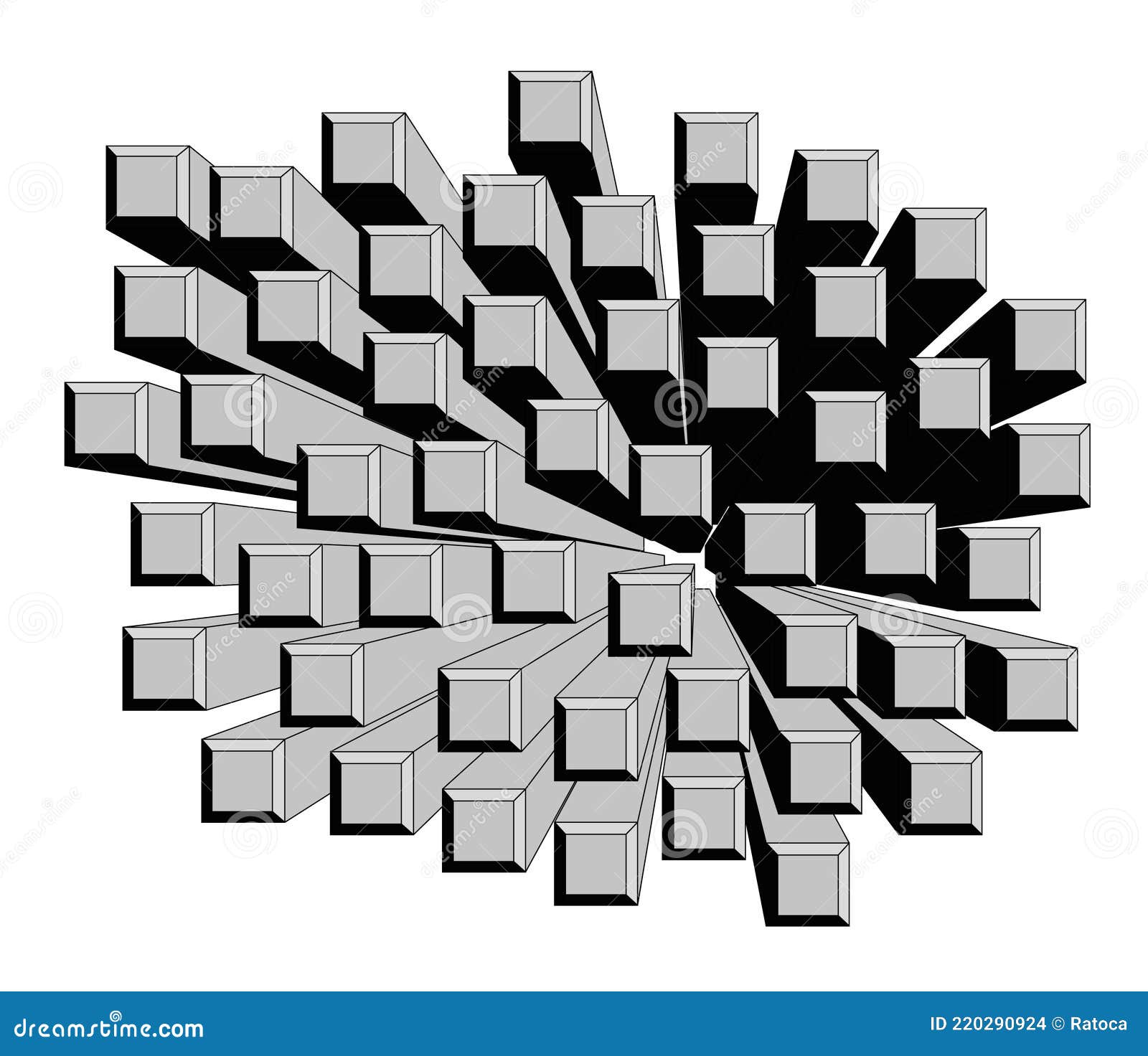 Design of Creative Matrix Illustration Stock Vector - Illustration of ...