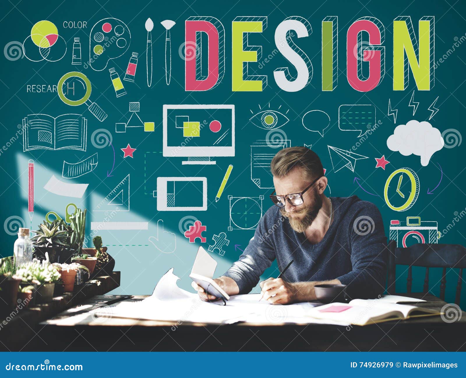 Design Creative Planning Objective Purpose Ideas Concept Stock Image ...