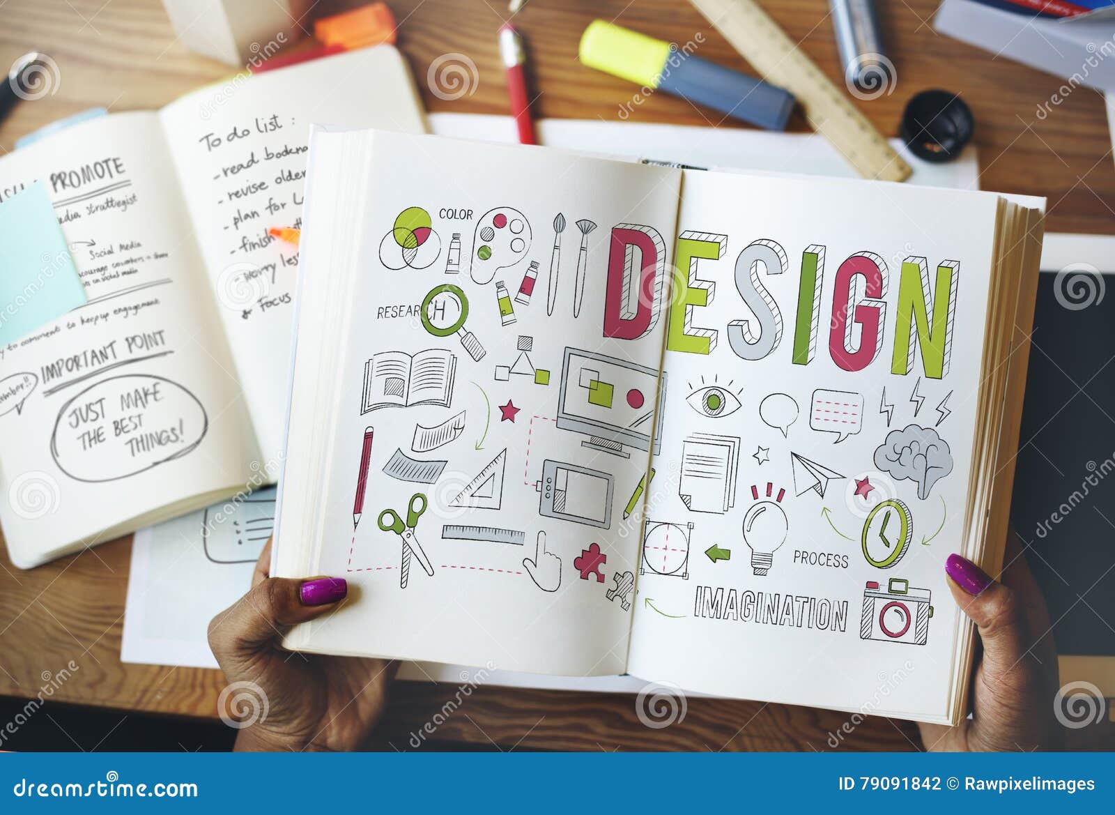 Design Creative Planning Objective Purpose Ideas Concept Stock Photo ...