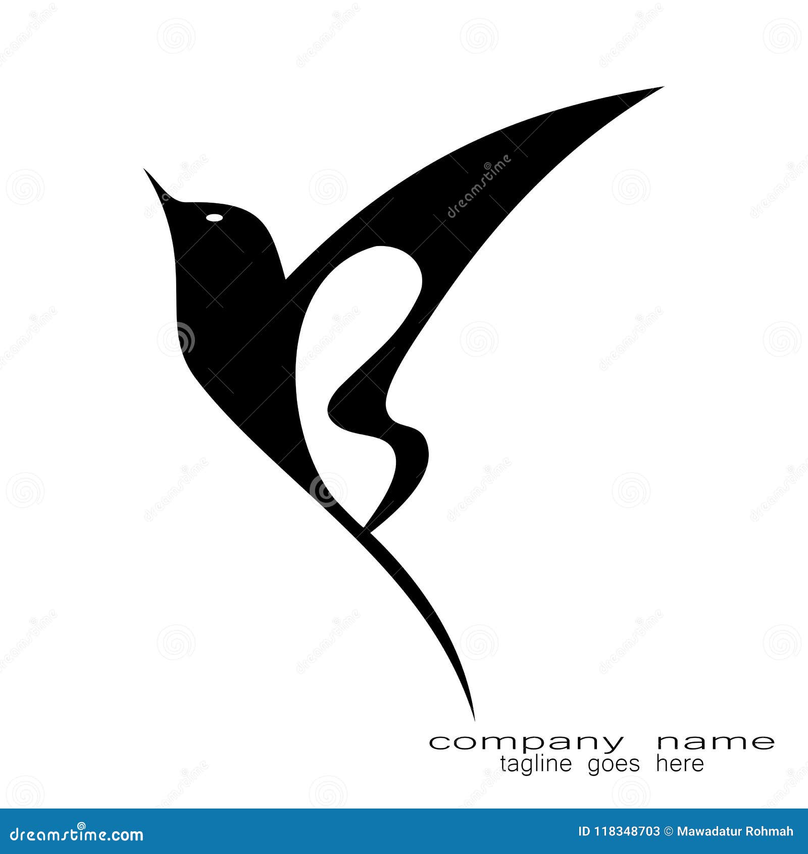Creative Sample Design Bird Logo Stock Vector - Illustration of eagle ...