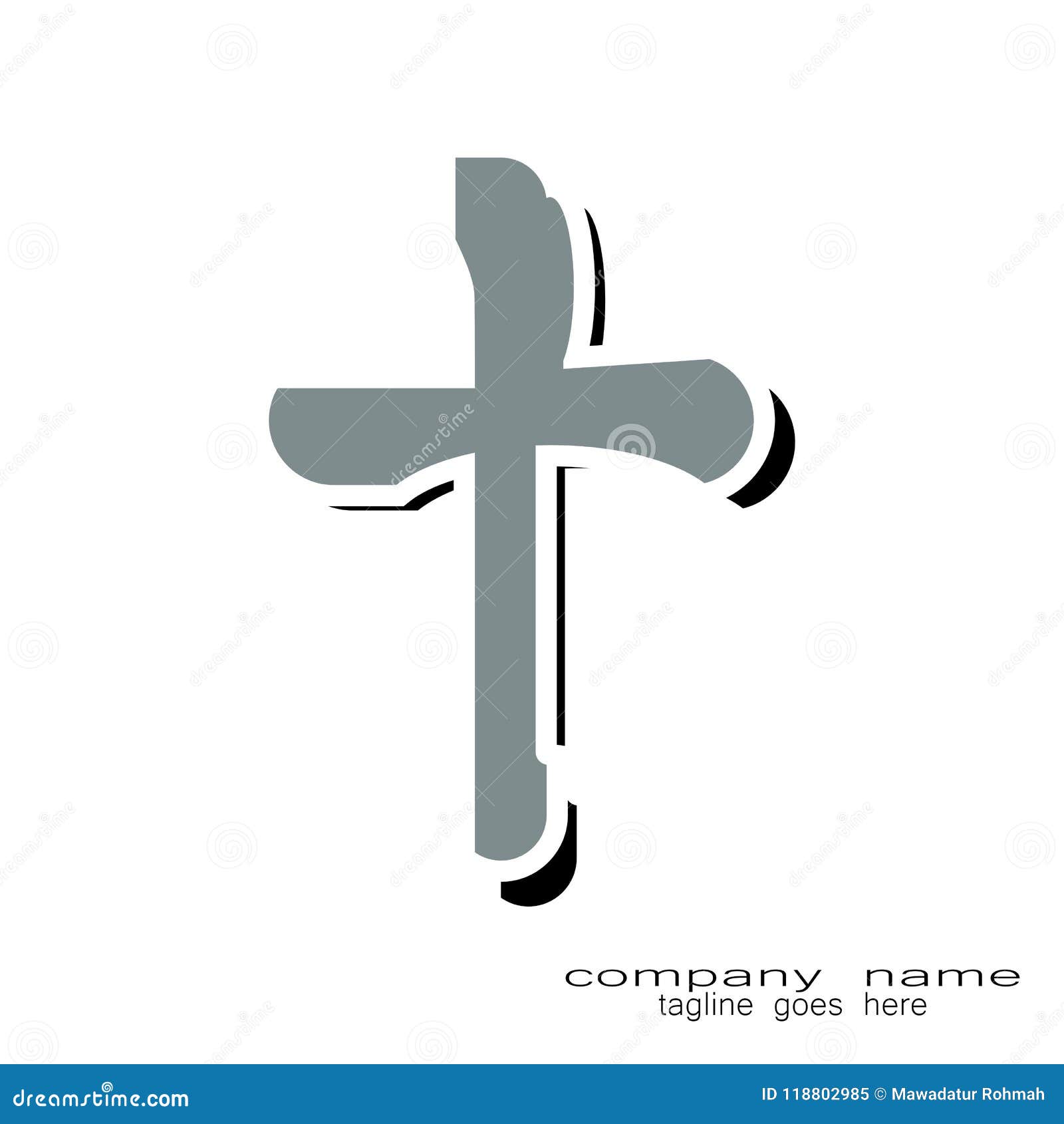 Creative Sample Design Cross Logo Stock Vector - Illustration of ...