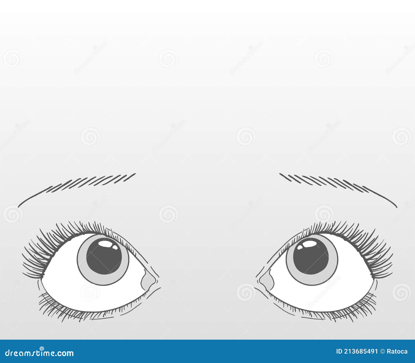Design of Curious Eyes Looking Stock Vector - Illustration of pupil ...