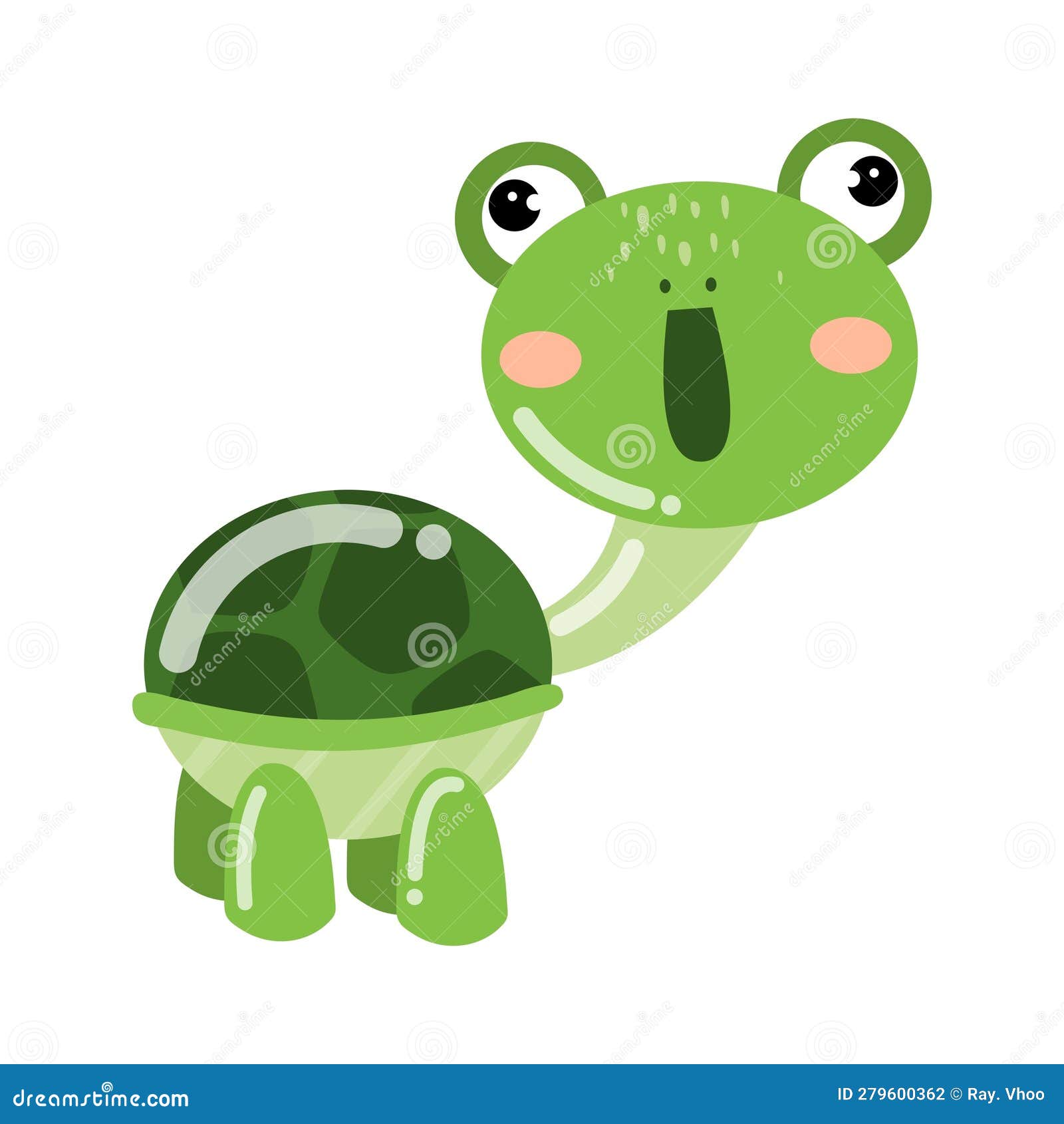 Design of Cute Turtle Element Doodle Caracter Stock Vector ...