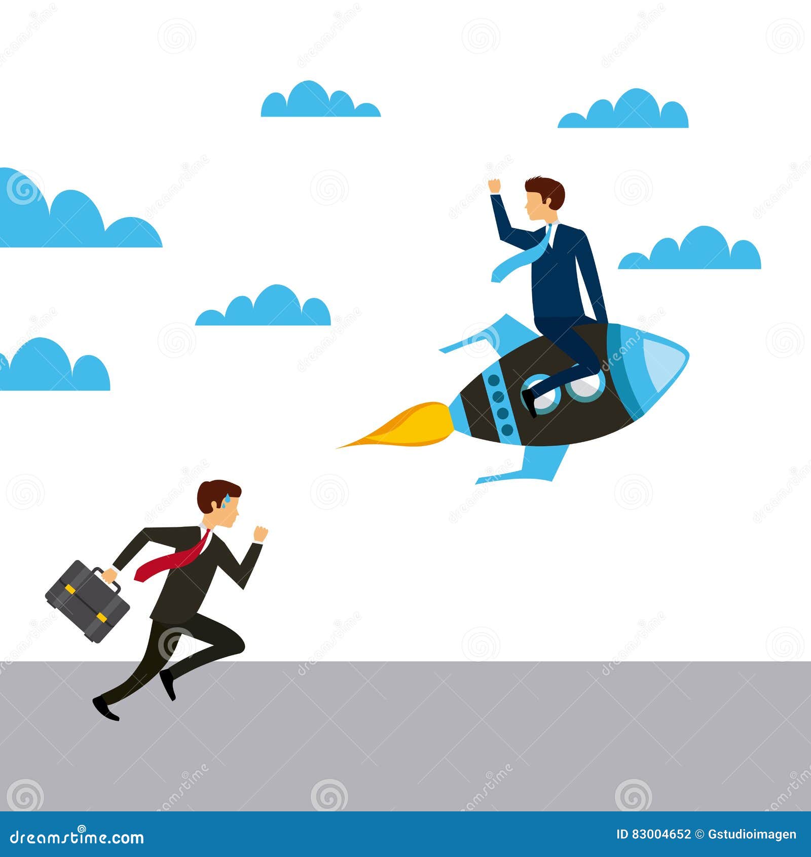 Design D'entreprise Concurrentiel Illustration Stock - Illustration du ...