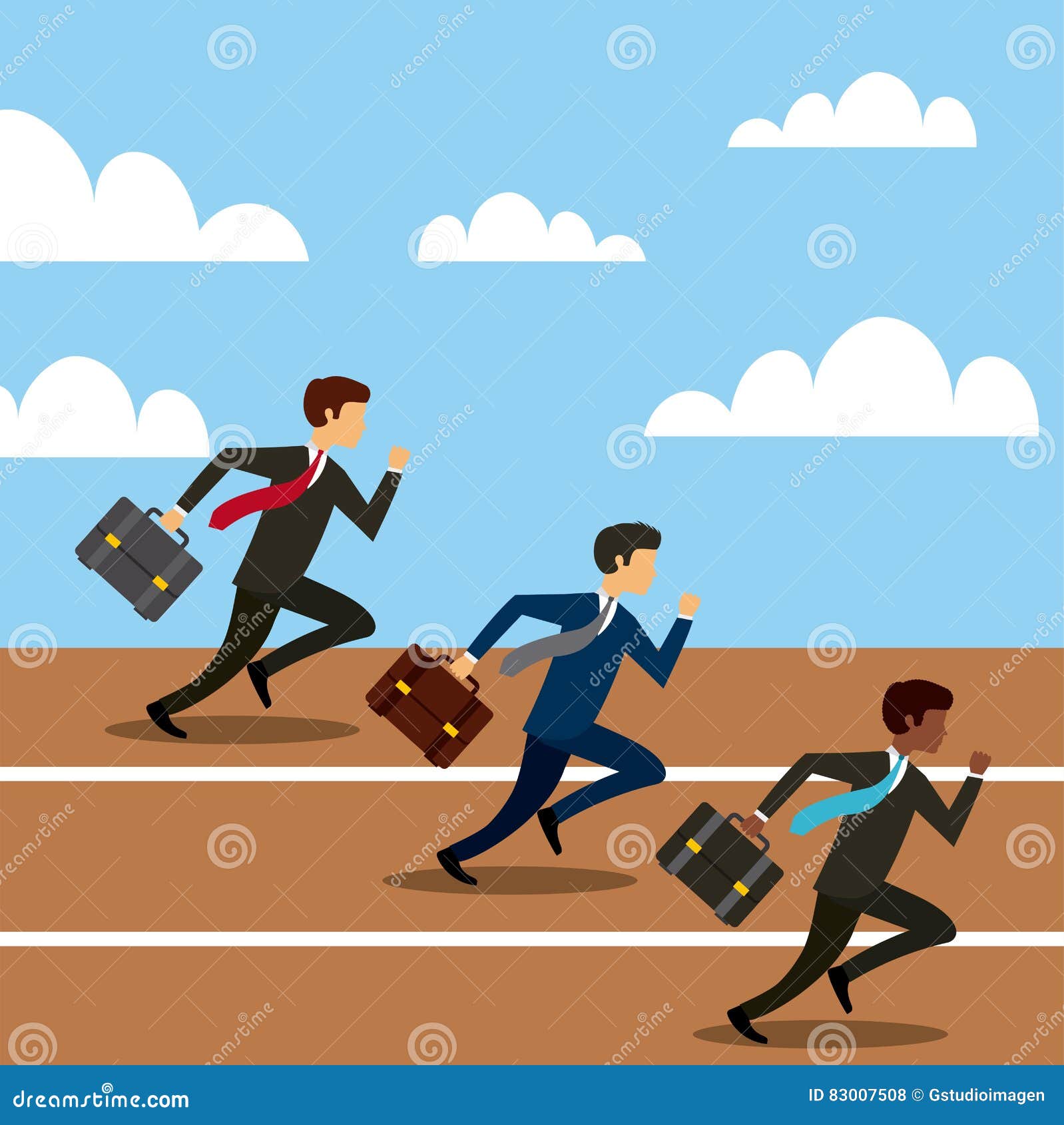 Design D'entreprise Concurrentiel Illustration Stock - Illustration du ...