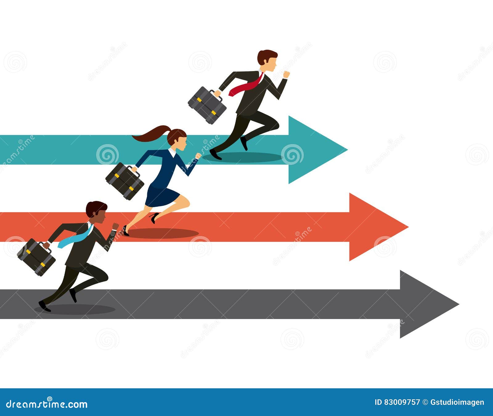 Design D'entreprise Concurrentiel Illustration Stock - Illustration du ...
