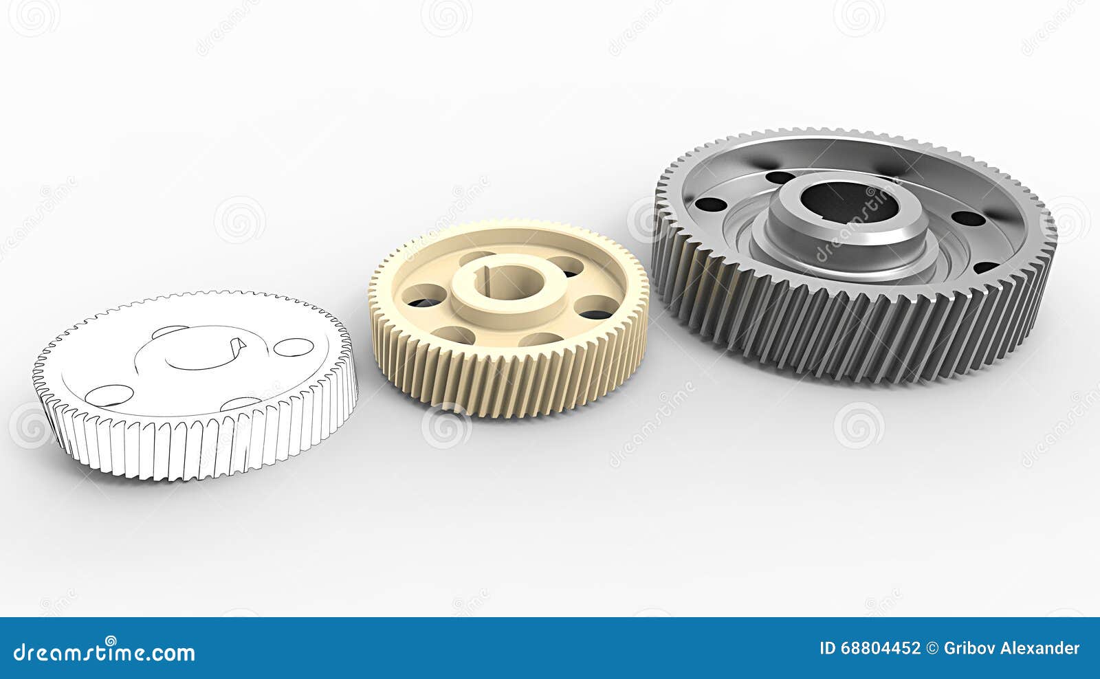 Design 3d gear stock illustration. Illustration of construction - 68804452