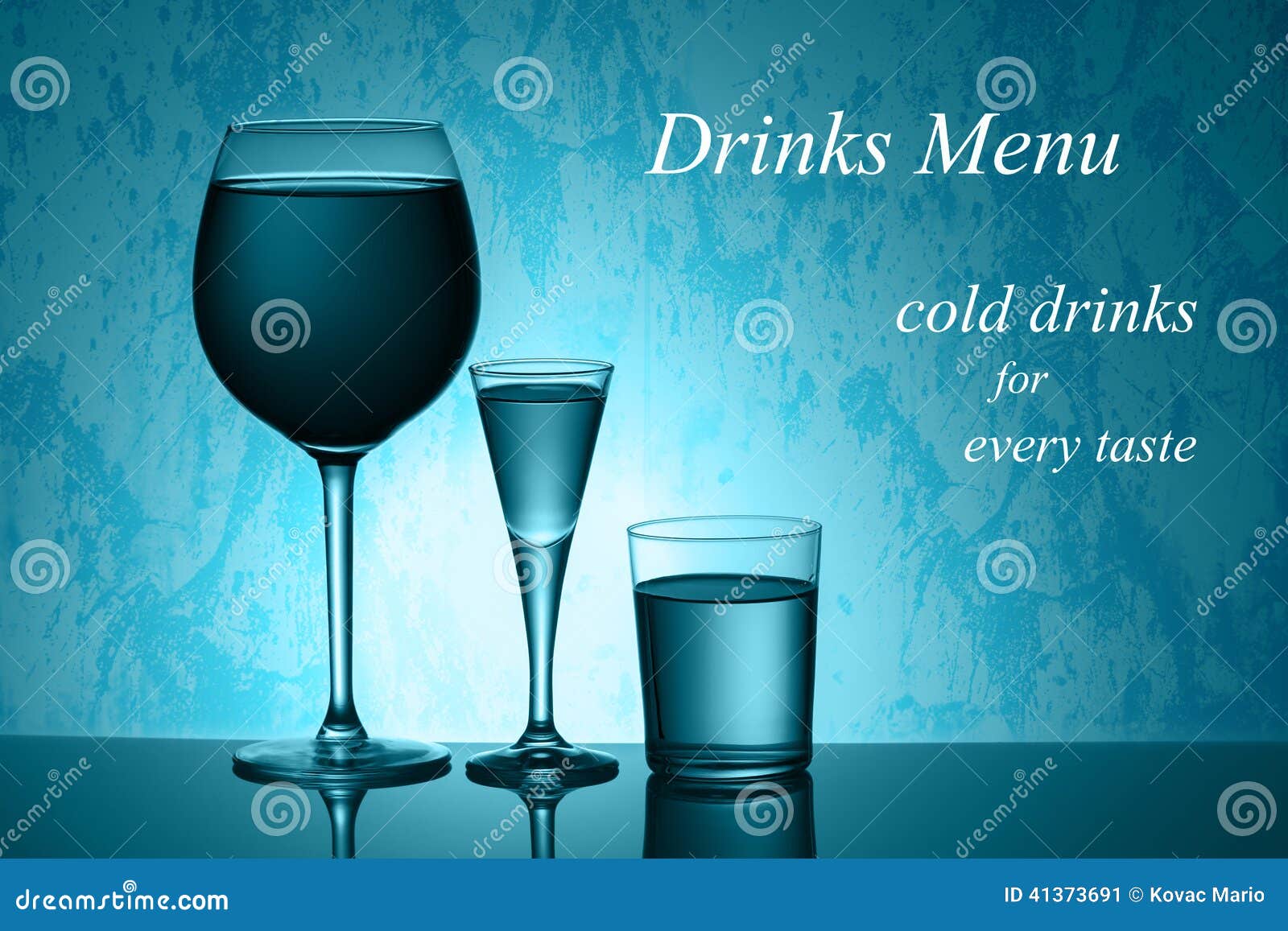 Design De Carte De Menu De Boissons Illustration Stock - Illustration ...