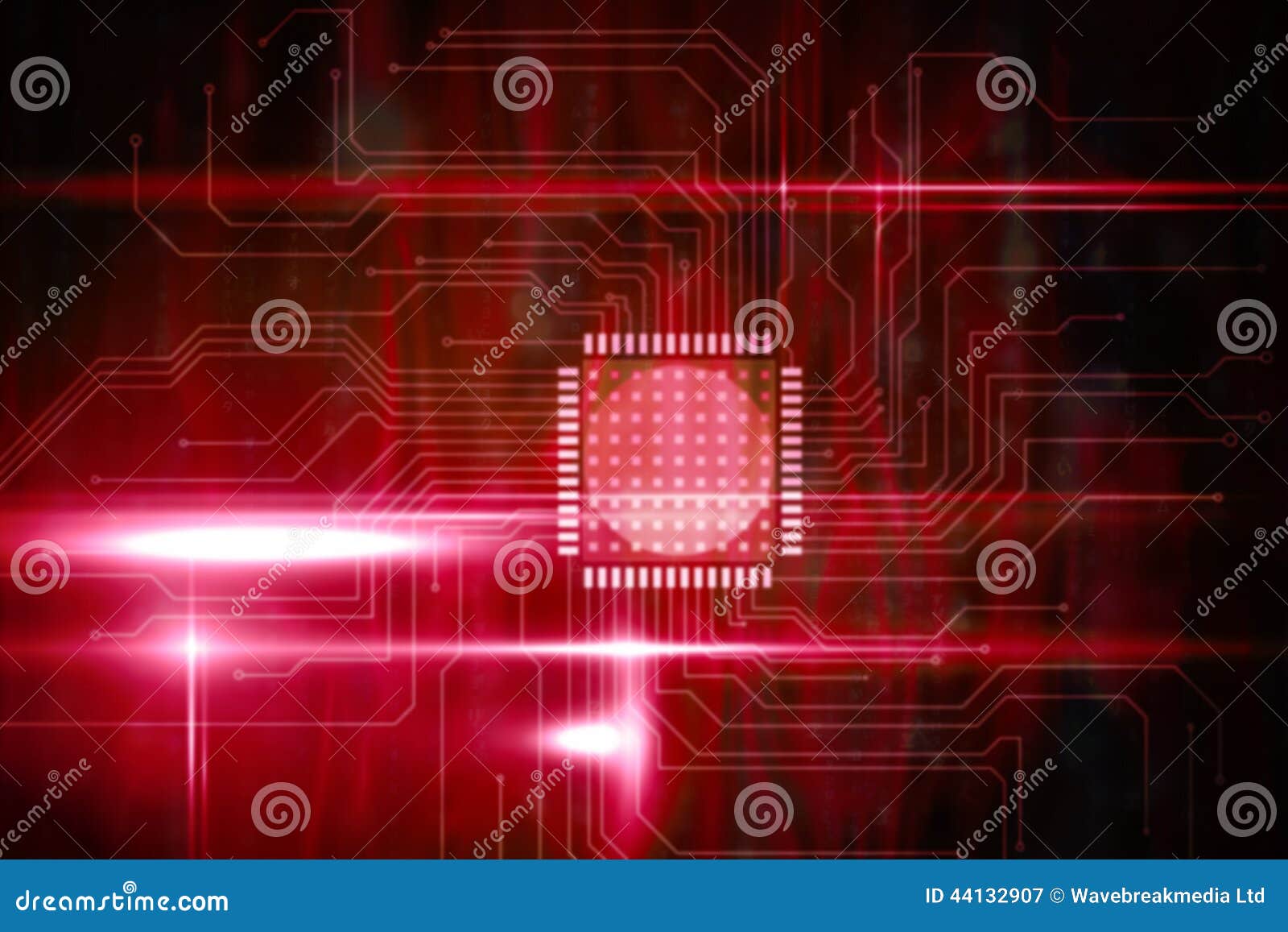 Design De L'interface Rose De Place De Technologie Illustration Stock ...