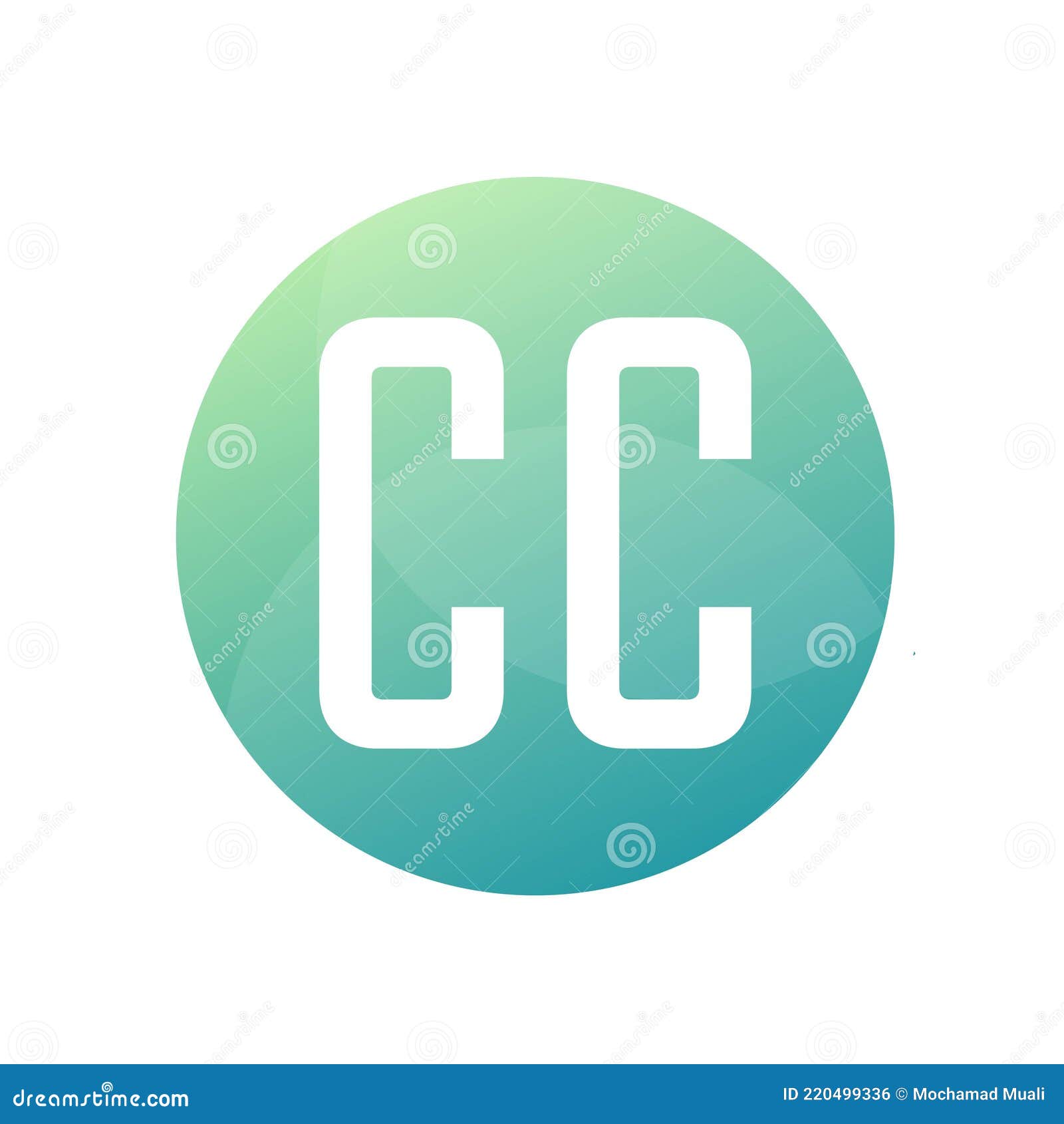 Design De Logotipo De Letra Cc Com Estilo Simples Ilustração do Vetor ...