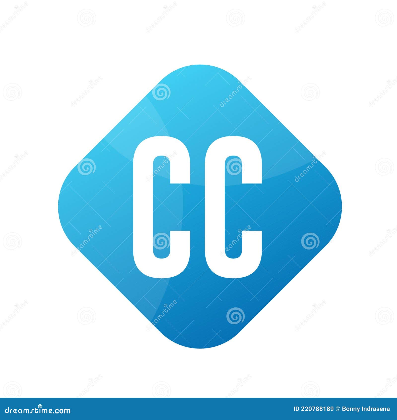 Design De Logotipo De Letra Cc Com Estilo Simples Ilustração Stock ...