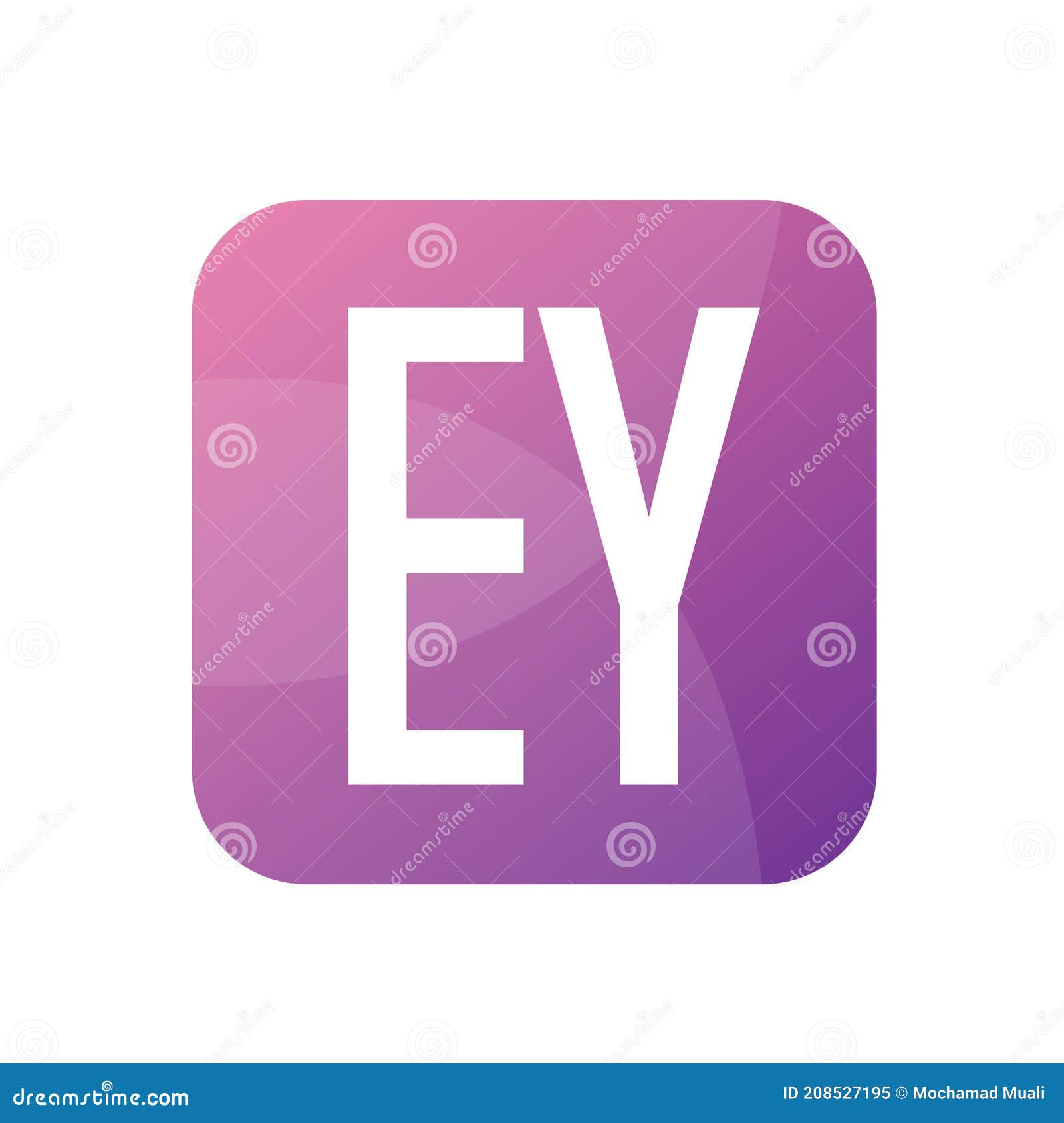 Design De Logotipo De Letra De Cor Com Estilo Simples Ilustração do ...