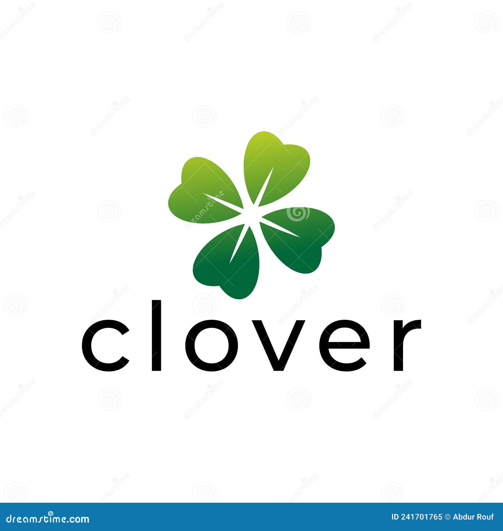 Design De Logotipo De Trevo Ilustração do Vetor - Ilustração de irlanda ...