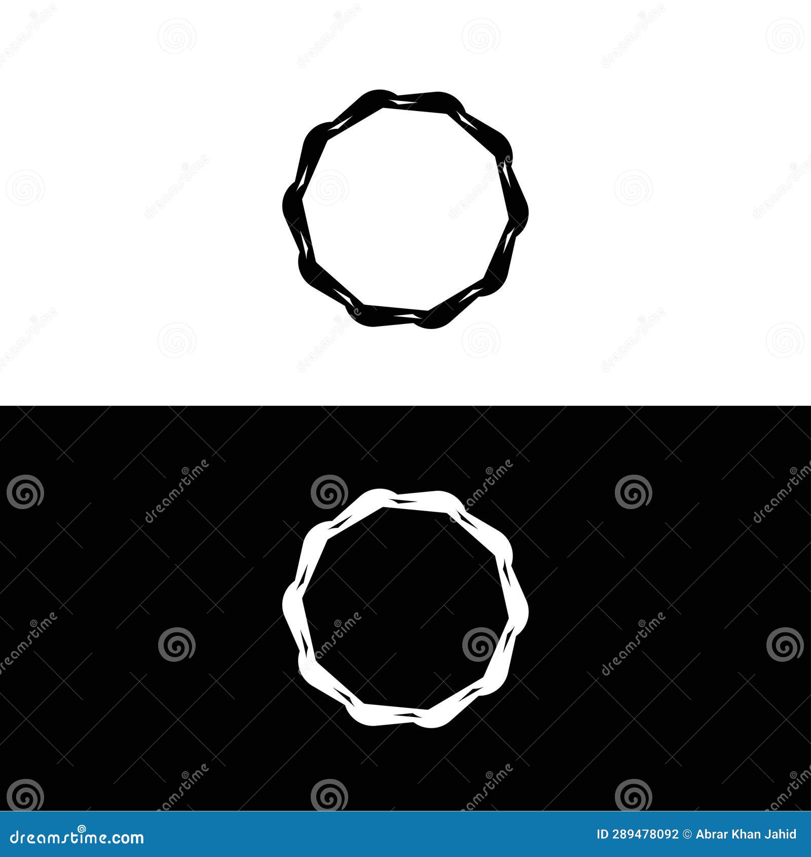 Design De Modelo De Logotipo De Vetor Circular . Ilustração do Vetor ...