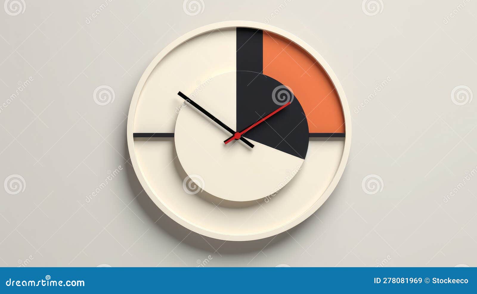 Design Dell'orologio Ridotto Al Minimo Negli Anni 80 Illustrazione di ... Design Dell'orologio Ridotto Al Minimo Negli Anni 80 Illustrazione di ...