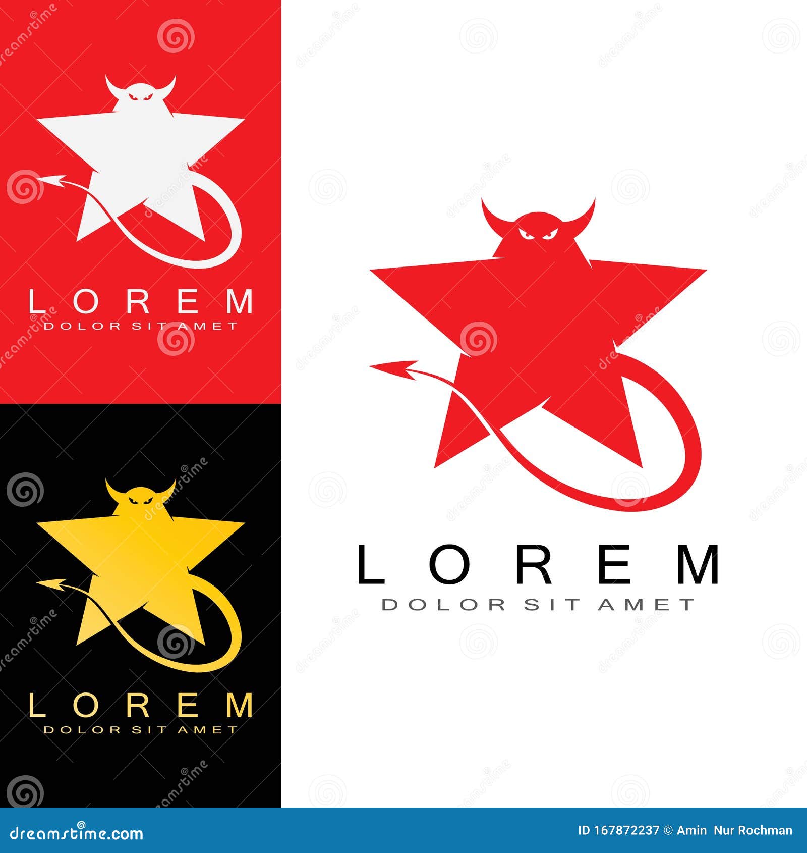 Design der Devil Logos stock abbildung. Illustration von ikone - 167872237