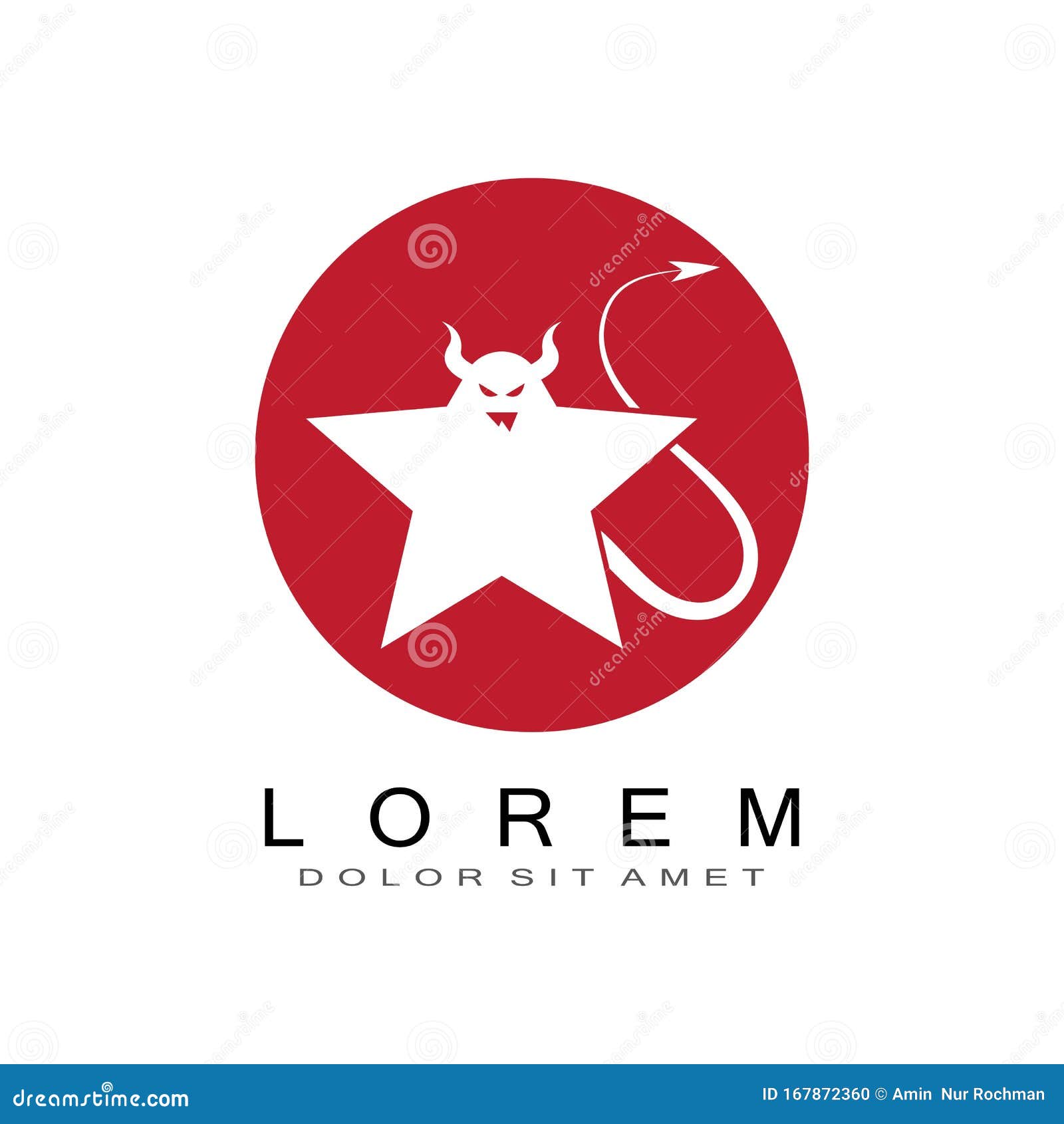 Design der Devil Logos stock abbildung. Illustration von hölle - 167872360