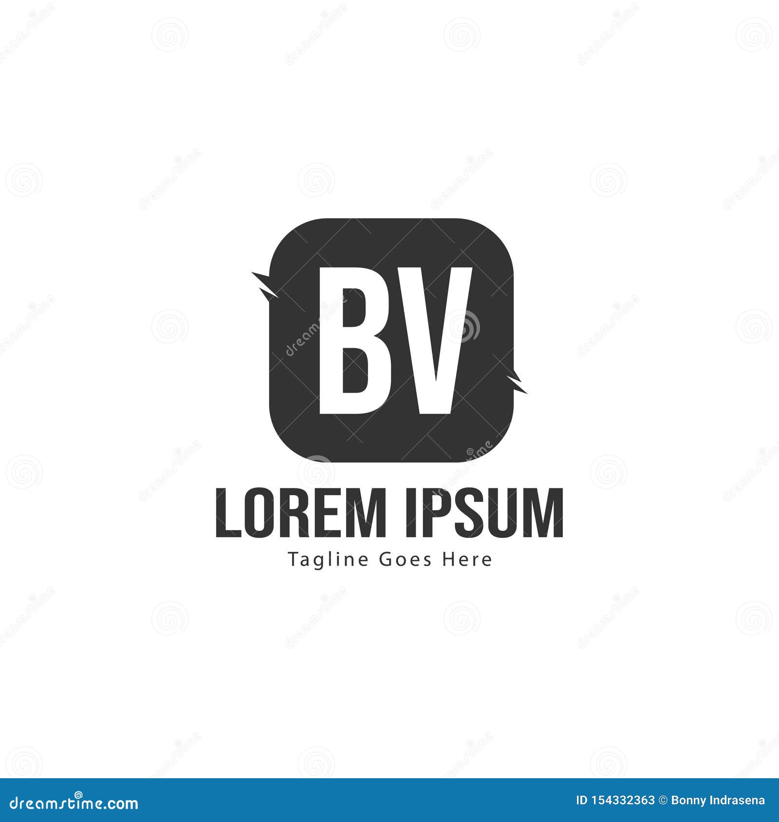 Design Des BV-Letter-Logos Creative Modern BV Letters Icon Illustration ...