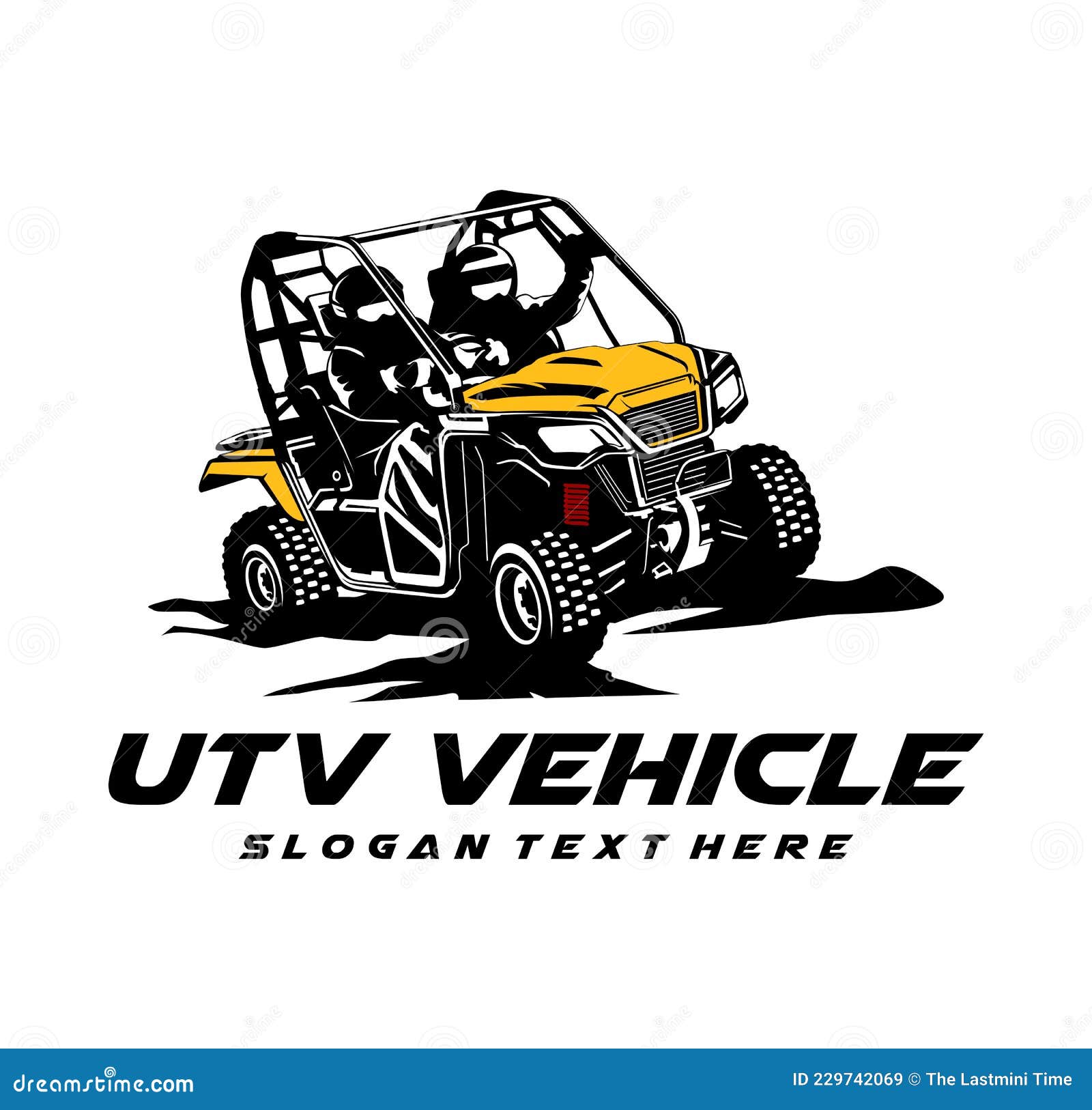 Design des utv-Logos vektor abbildung. Illustration von drehzahl ...